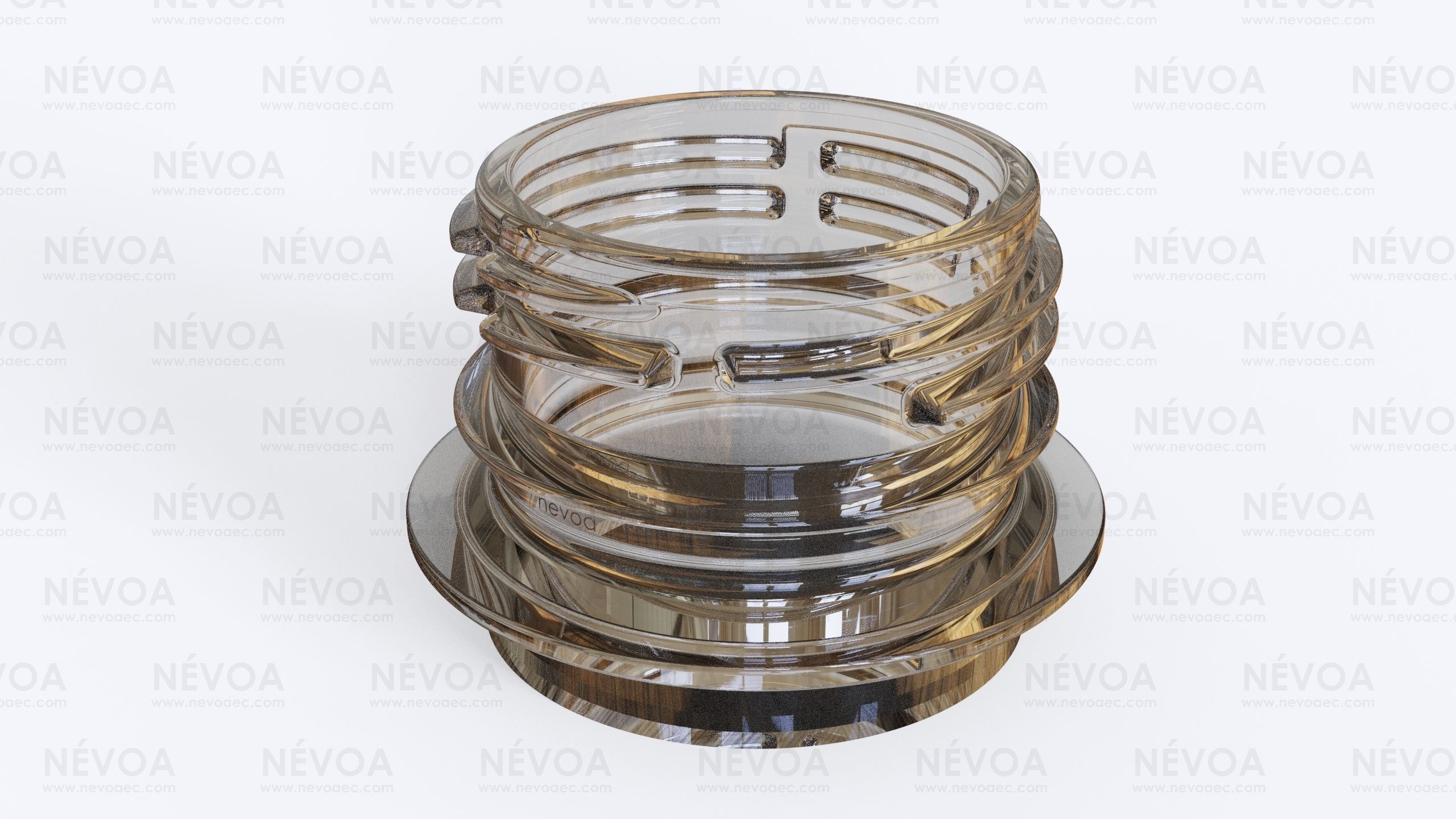 Neck finish - PCO 1881 - voluntary standard 28 mm CSD finish 3D model ...