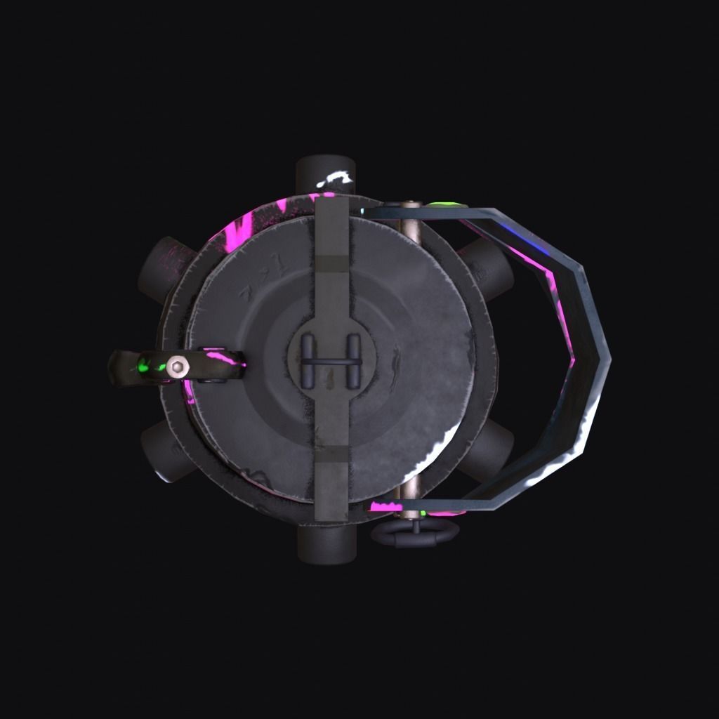 3D model Arcane Jinx s Grenade VR / AR / low-poly | CGTrader