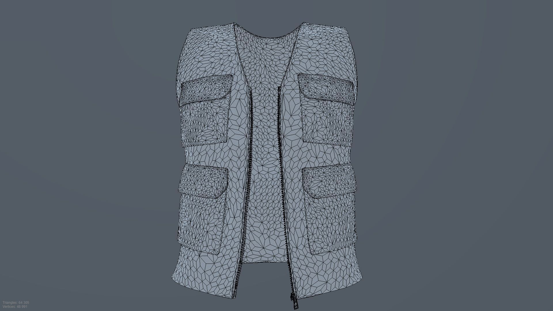 3D model VEST BAPE A BATHING APE PBR VR / AR / low-poly | CGTrader
