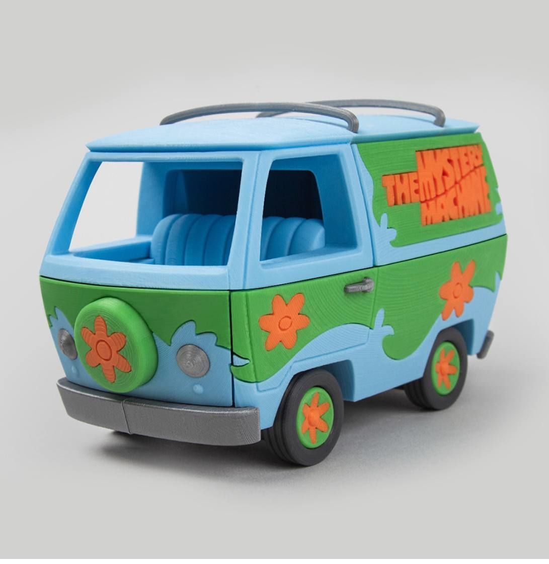 The Mystery Machine 3D model 3D printable | CGTrader