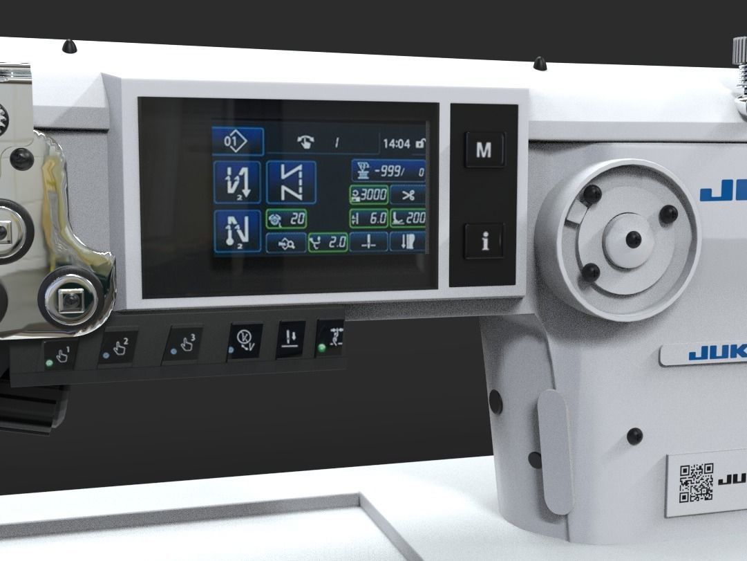 3D model JUKI LU2800 Sewing machine 3d model VR / AR / low-poly | CGTrader