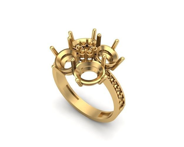 Jewelry ring 120 3D model 3D printable | CGTrader