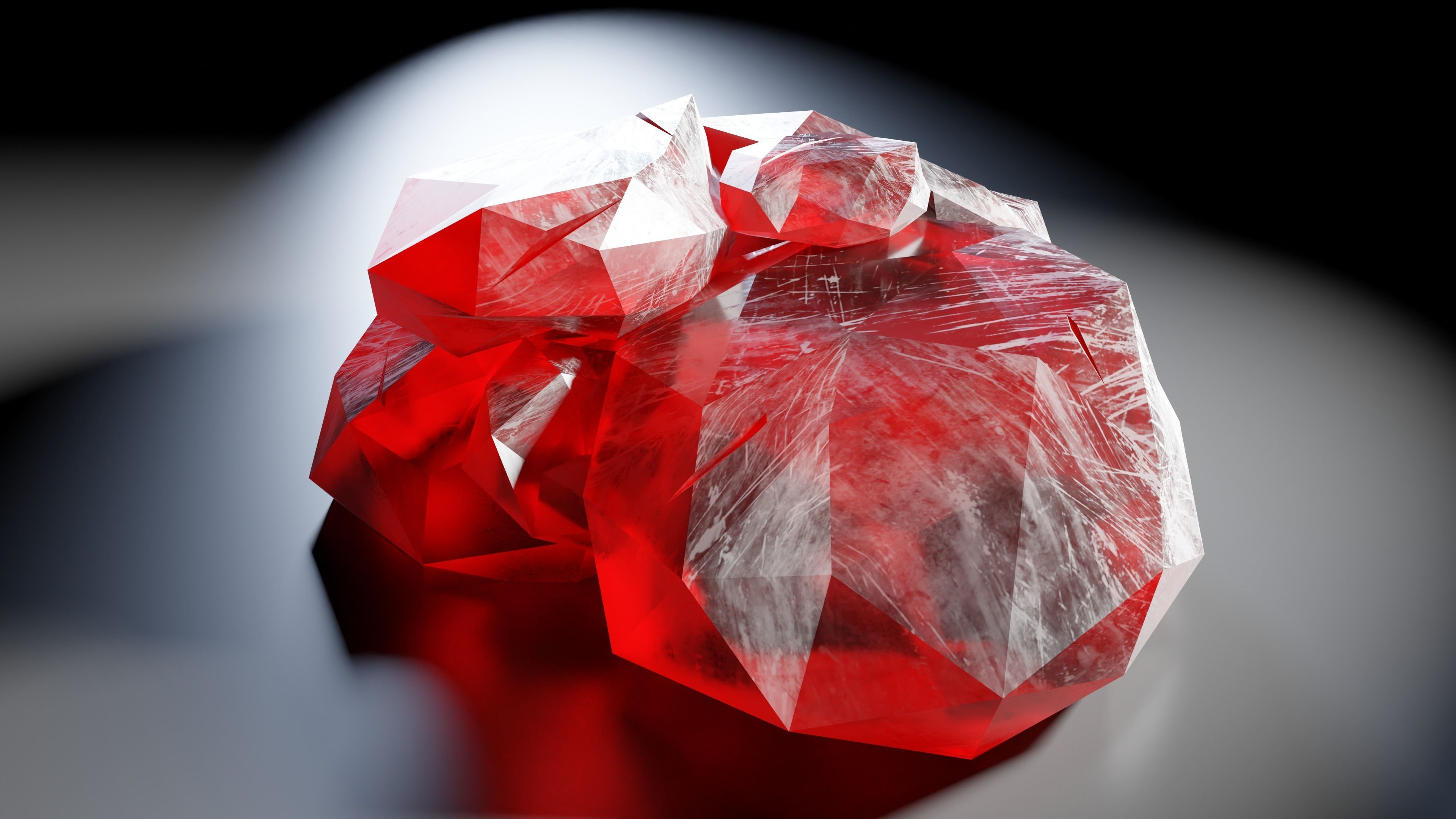 3D model Red Ruby VR / AR / low-poly | CGTrader