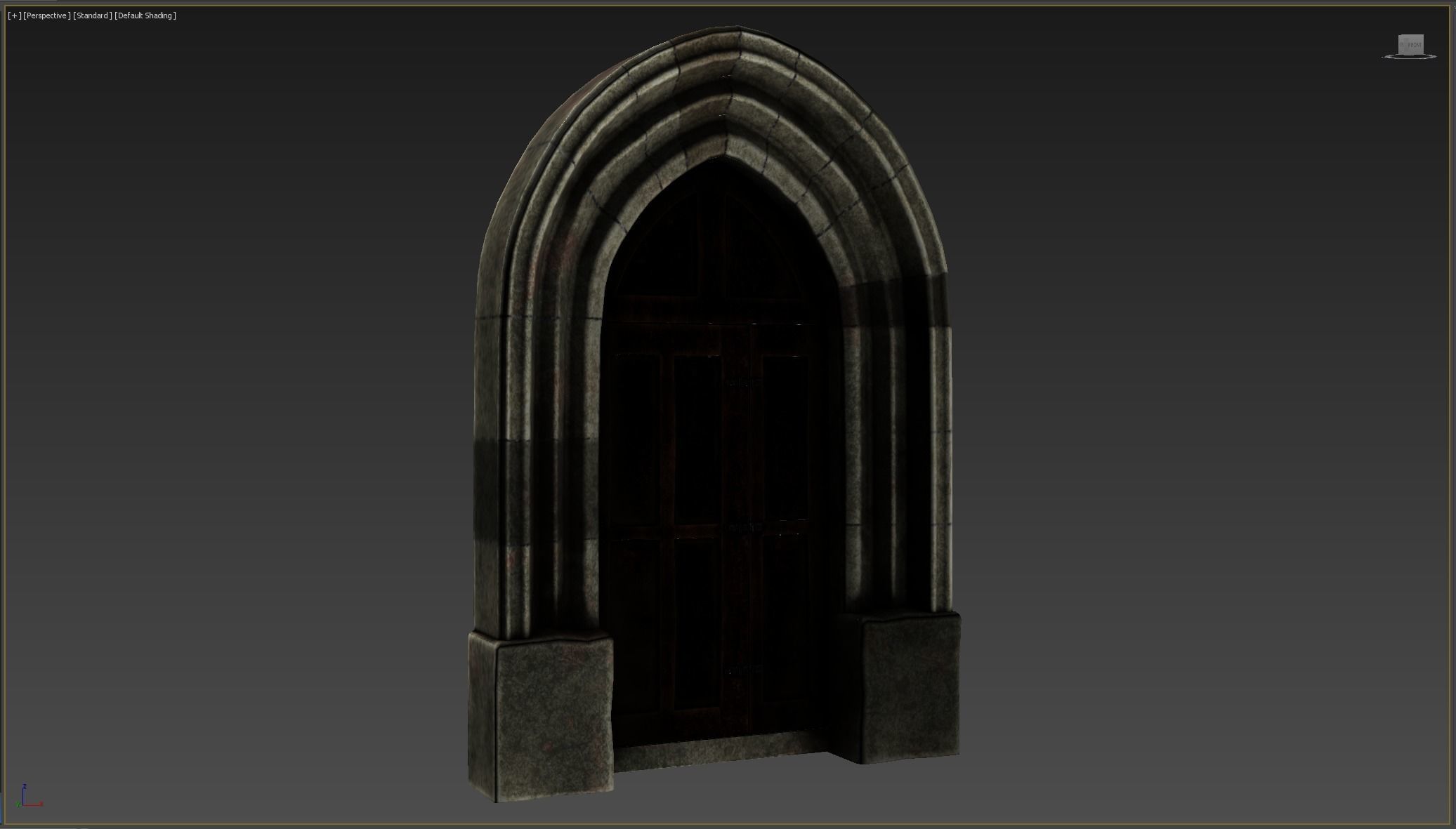 3D model Medieval Door VR / AR / low-poly | CGTrader