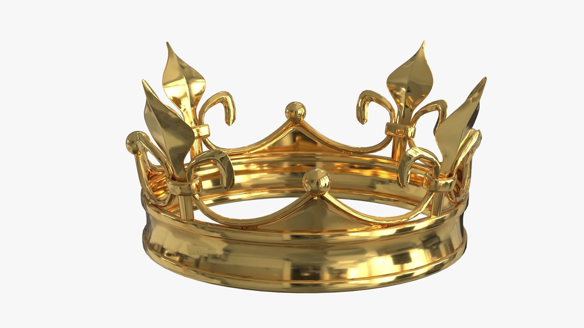 3D model Royal Crown v6 VR / AR / low-poly | CGTrader