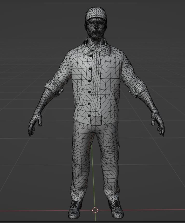 3D model Survivor Character 4 VR / AR / low-poly | CGTrader