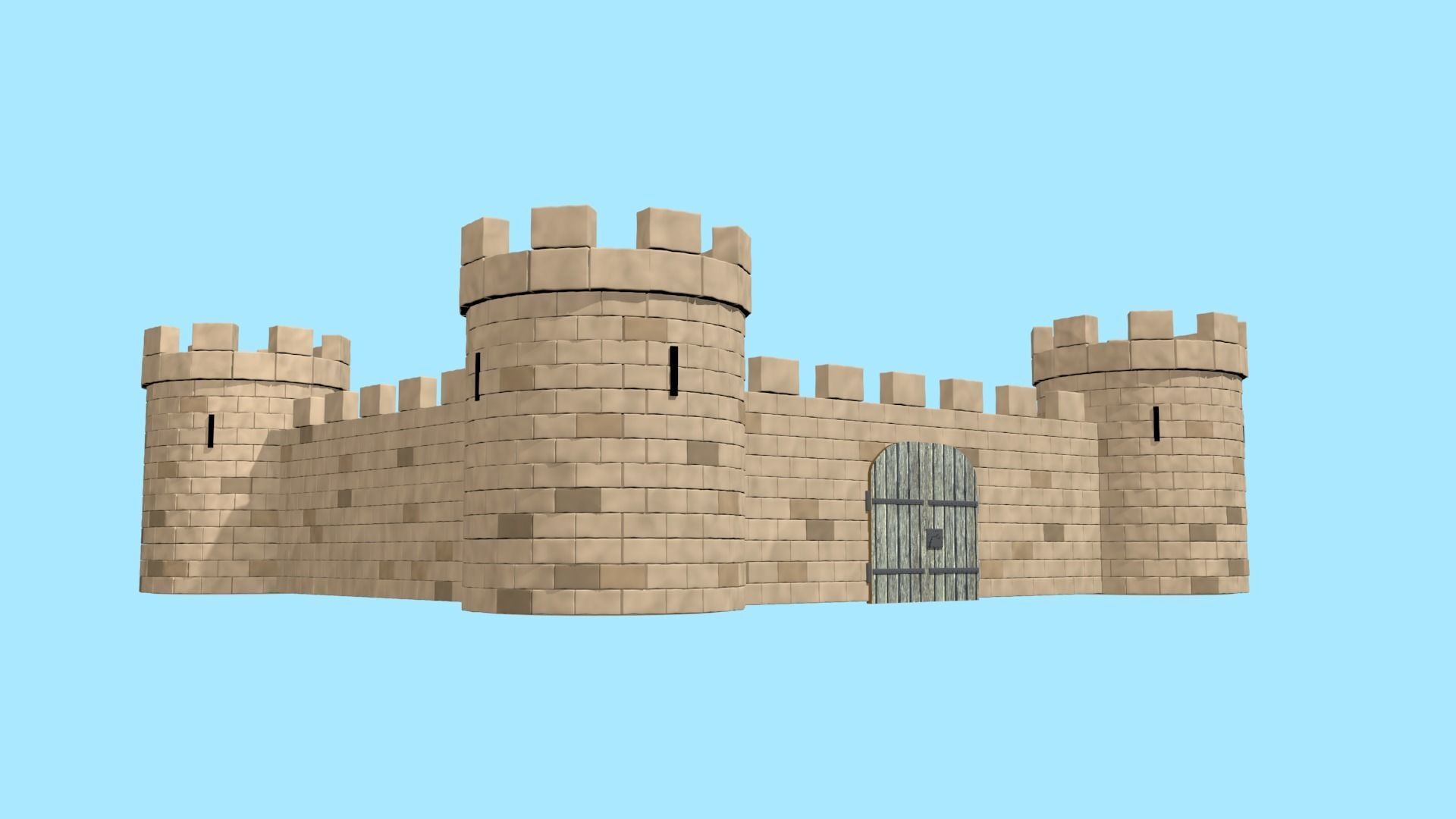 Classic Castle free 3D model | CGTrader