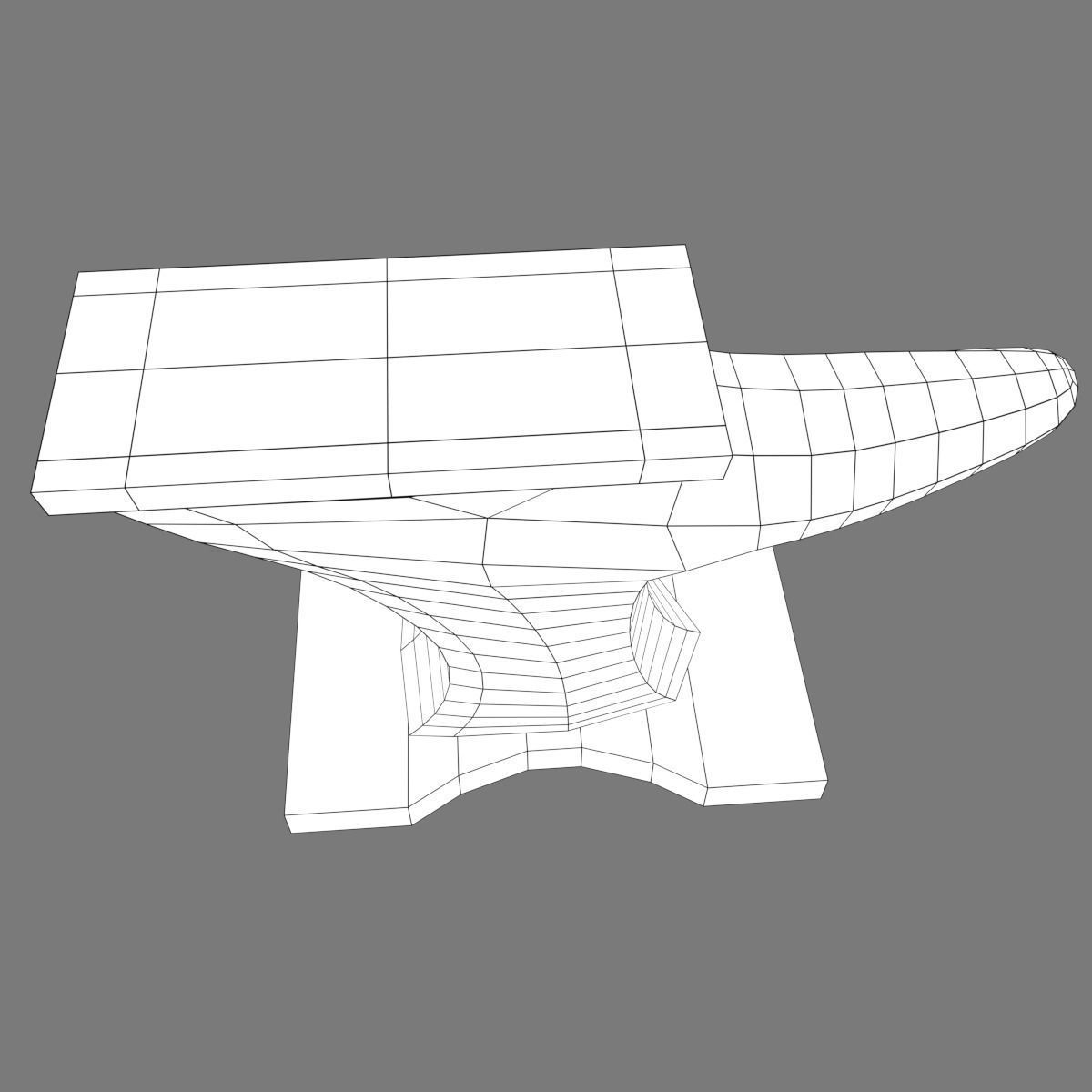 3D model Anvil - low poly VR / AR / low-poly | CGTrader