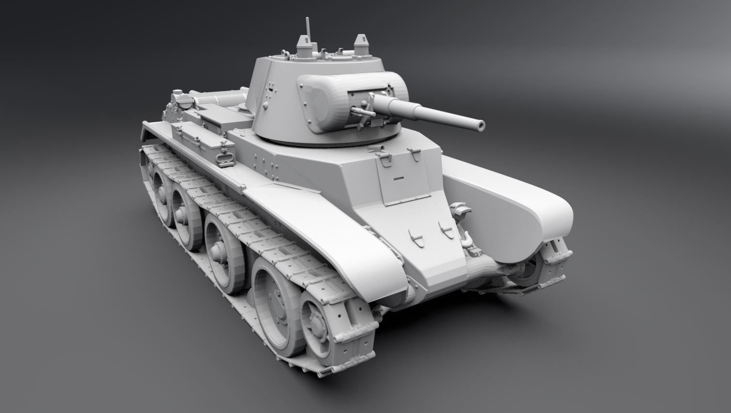 BT7 Scale model 3D model 3D printable | CGTrader