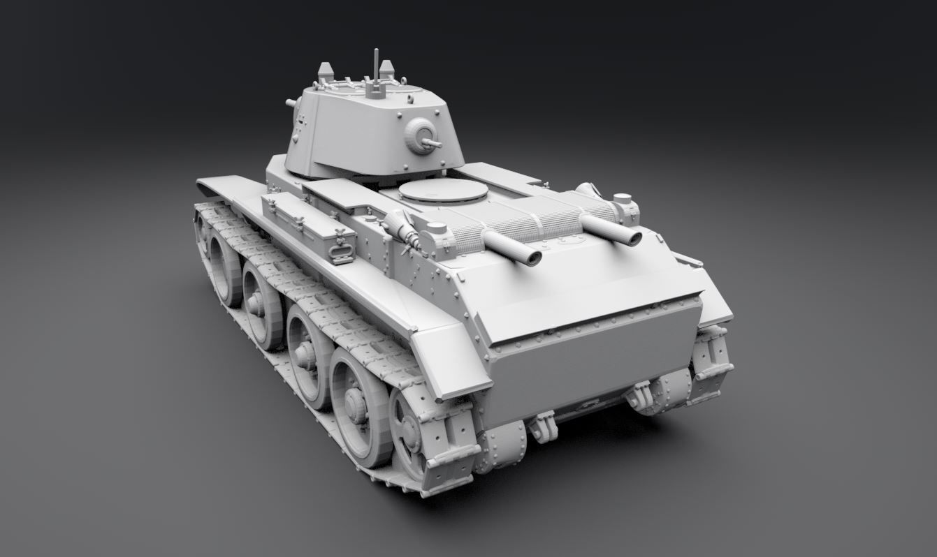 BT7 Scale model 3D model 3D printable | CGTrader