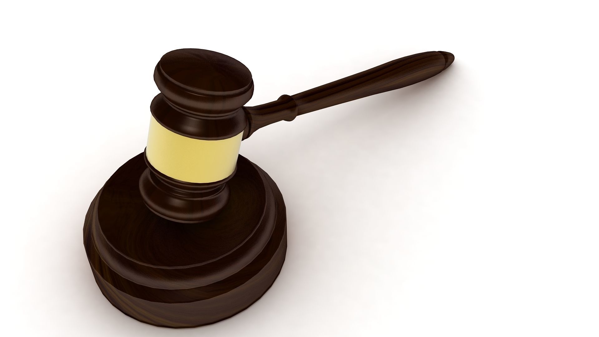 legal gavel set 3D model | CGTrader