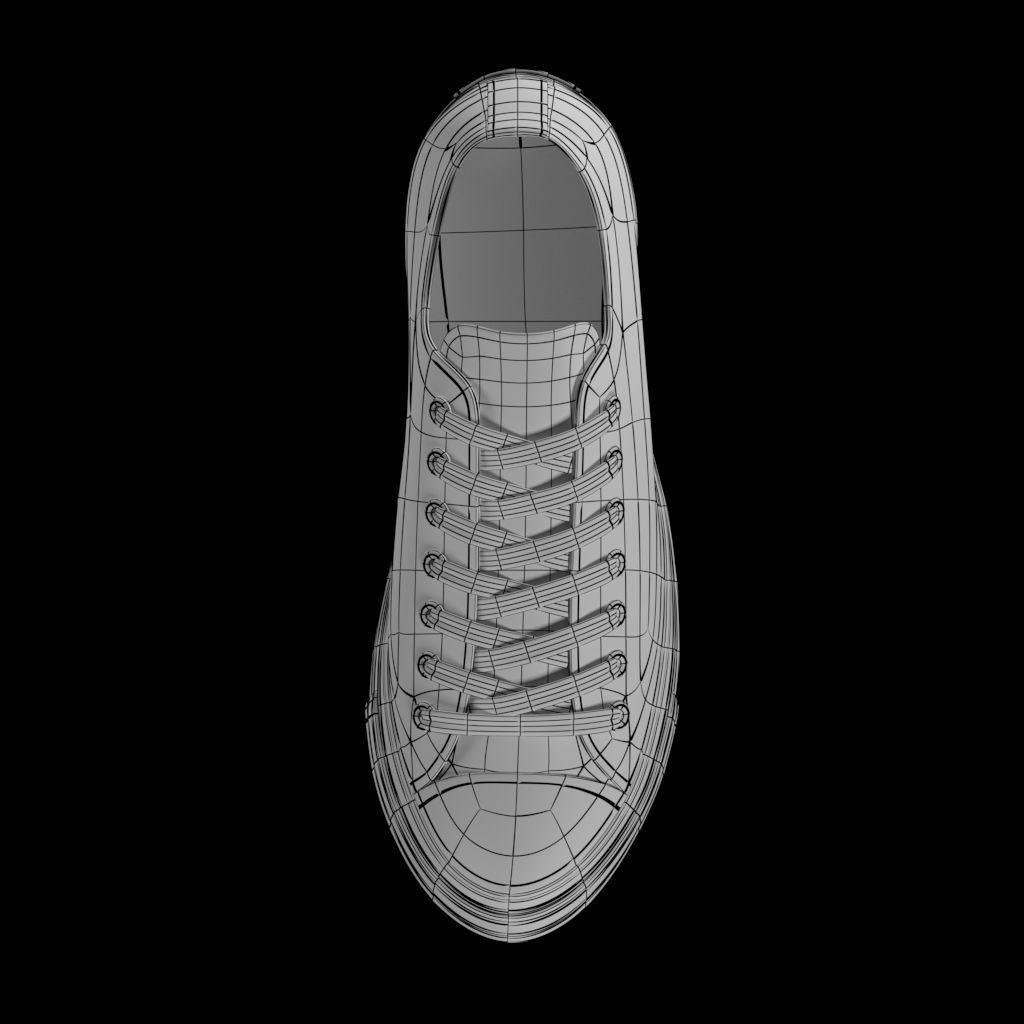 Converse Shoe Model 3D model | CGTrader