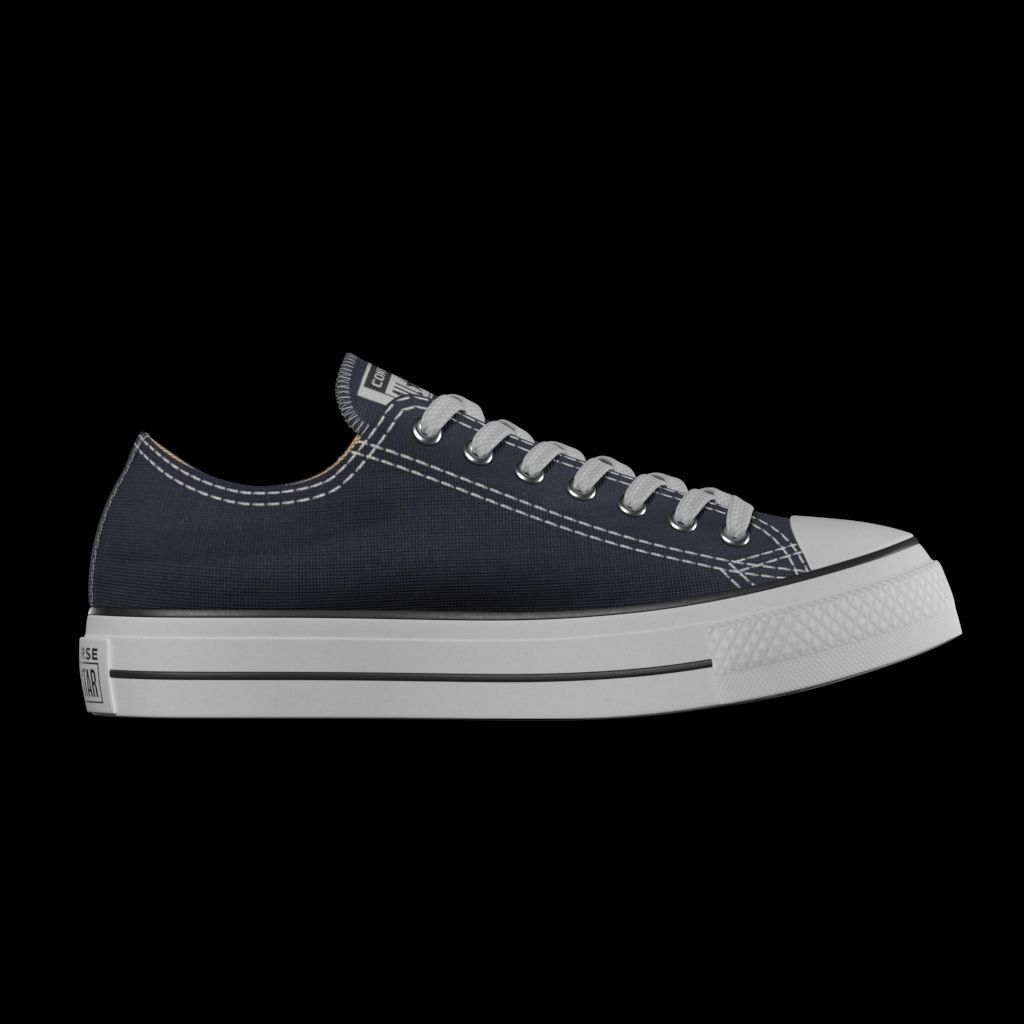 Converse Shoe Model 3D model | CGTrader