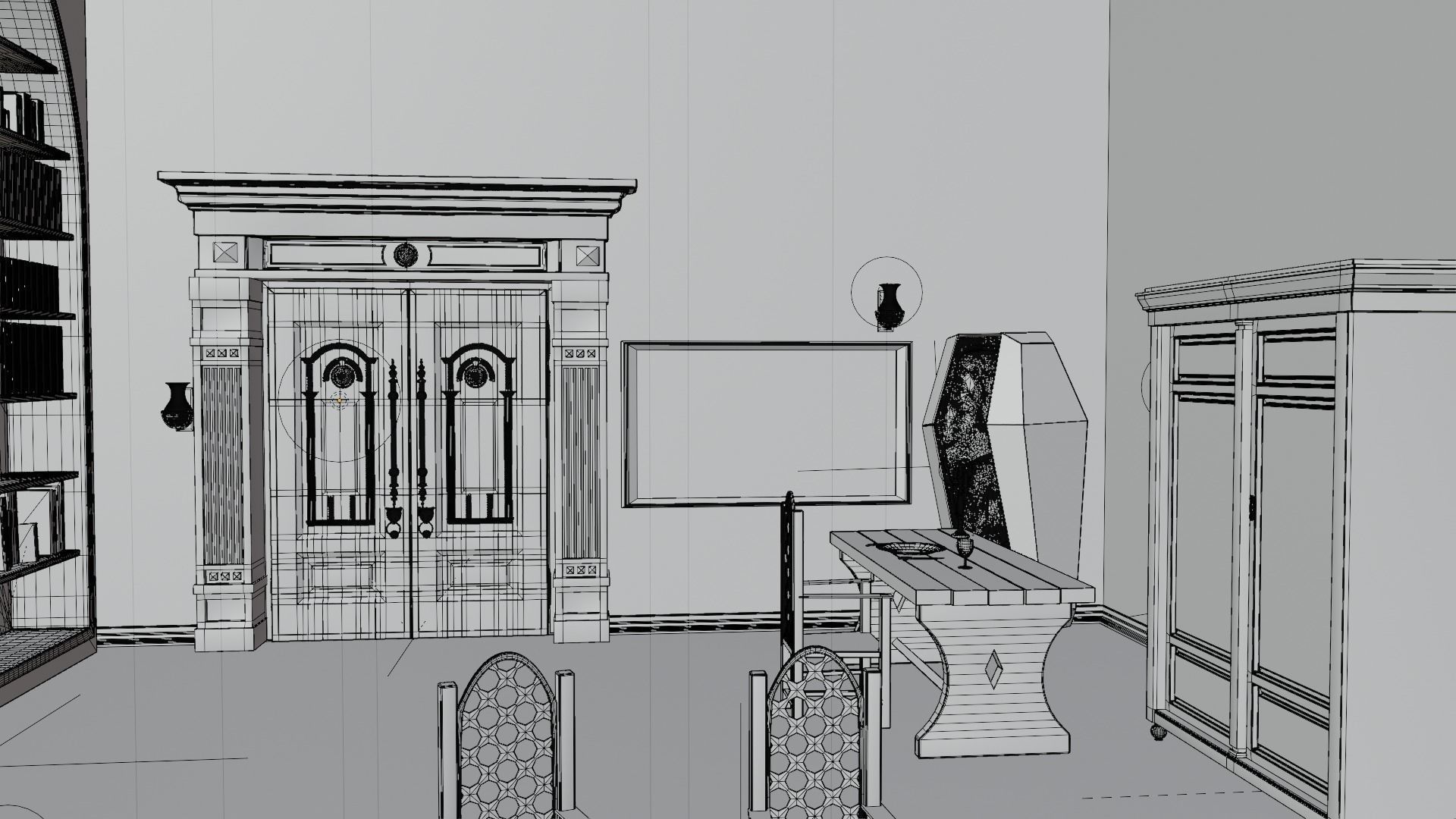 Vampire Castle room 3D model | CGTrader