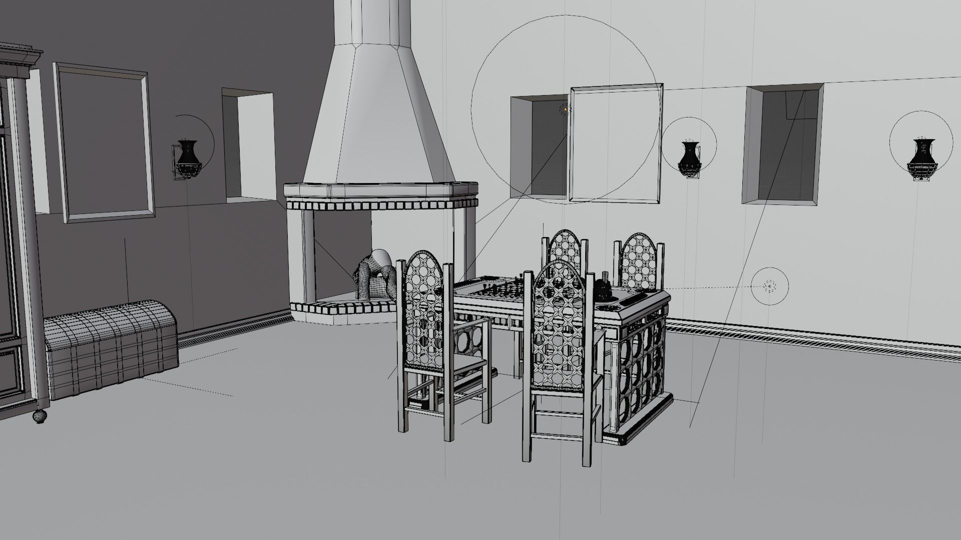 Vampire Castle room 3D model | CGTrader