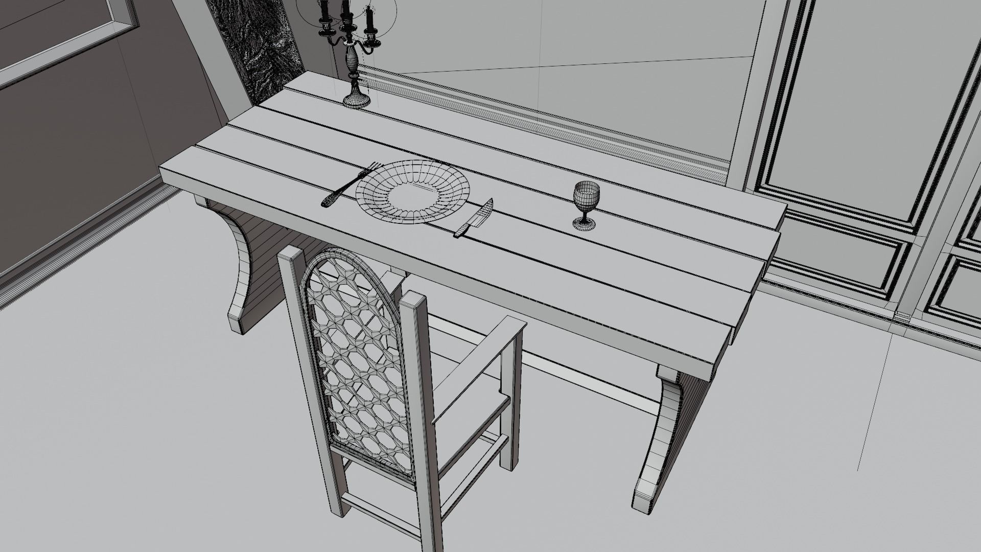 Vampire Castle room 3D model | CGTrader