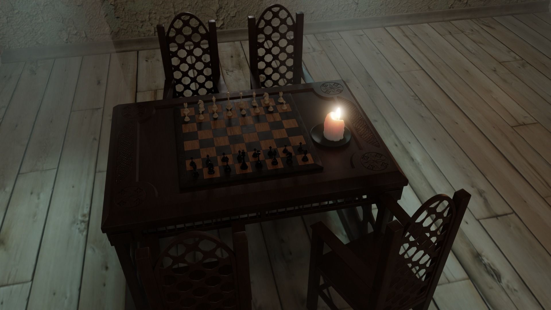 Vampire Castle room 3D model | CGTrader