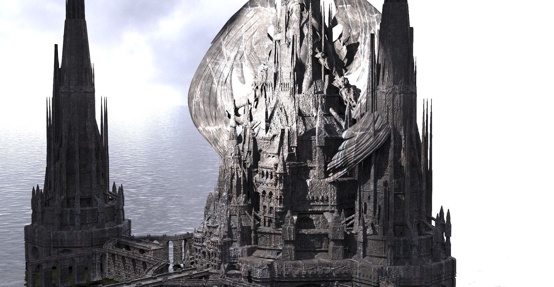 Maleficent Evil Tower 3D model | CGTrader