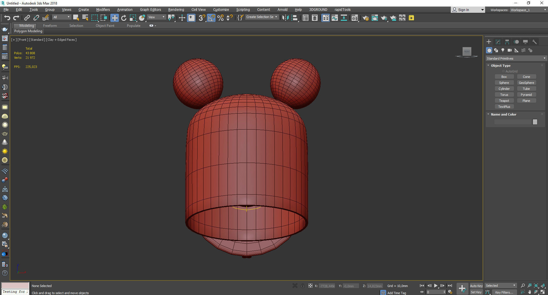 3D model Odeon Light Mickey VR / AR / low-poly | CGTrader