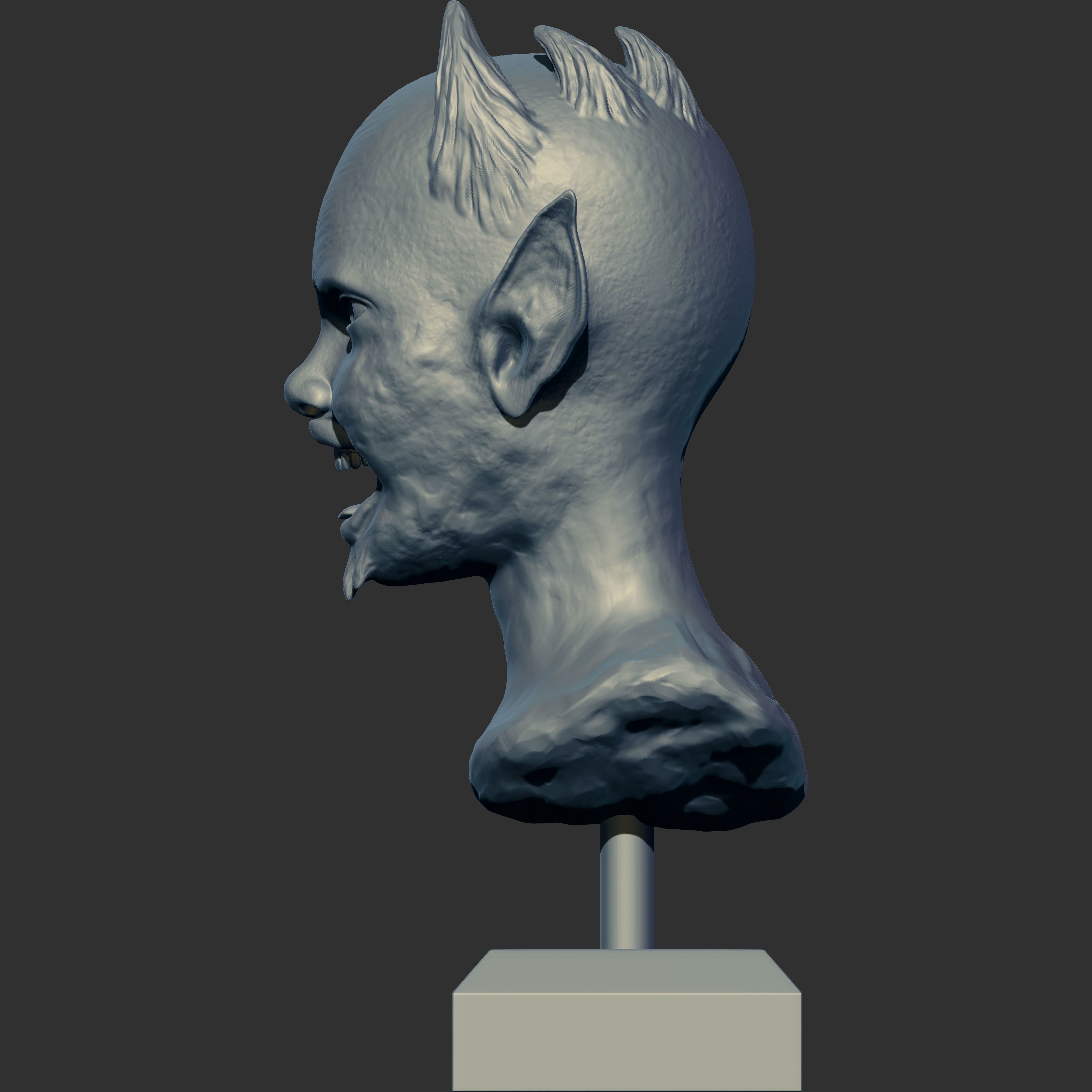 Head sculpture vol 01 3D model 3D printable | CGTrader
