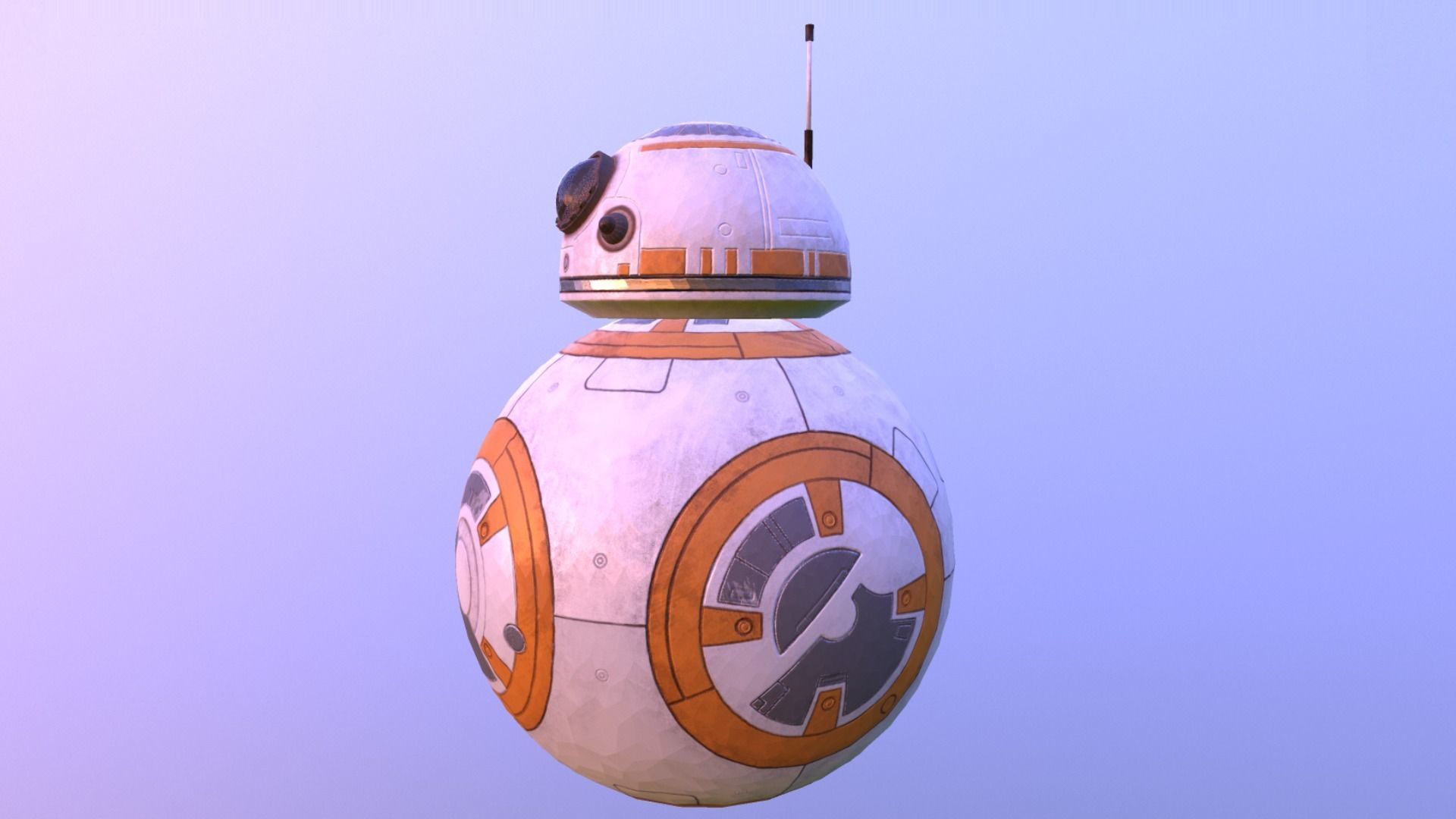 3D model STAR WARS BB-8 DROID PBR VR / AR / low-poly | CGTrader