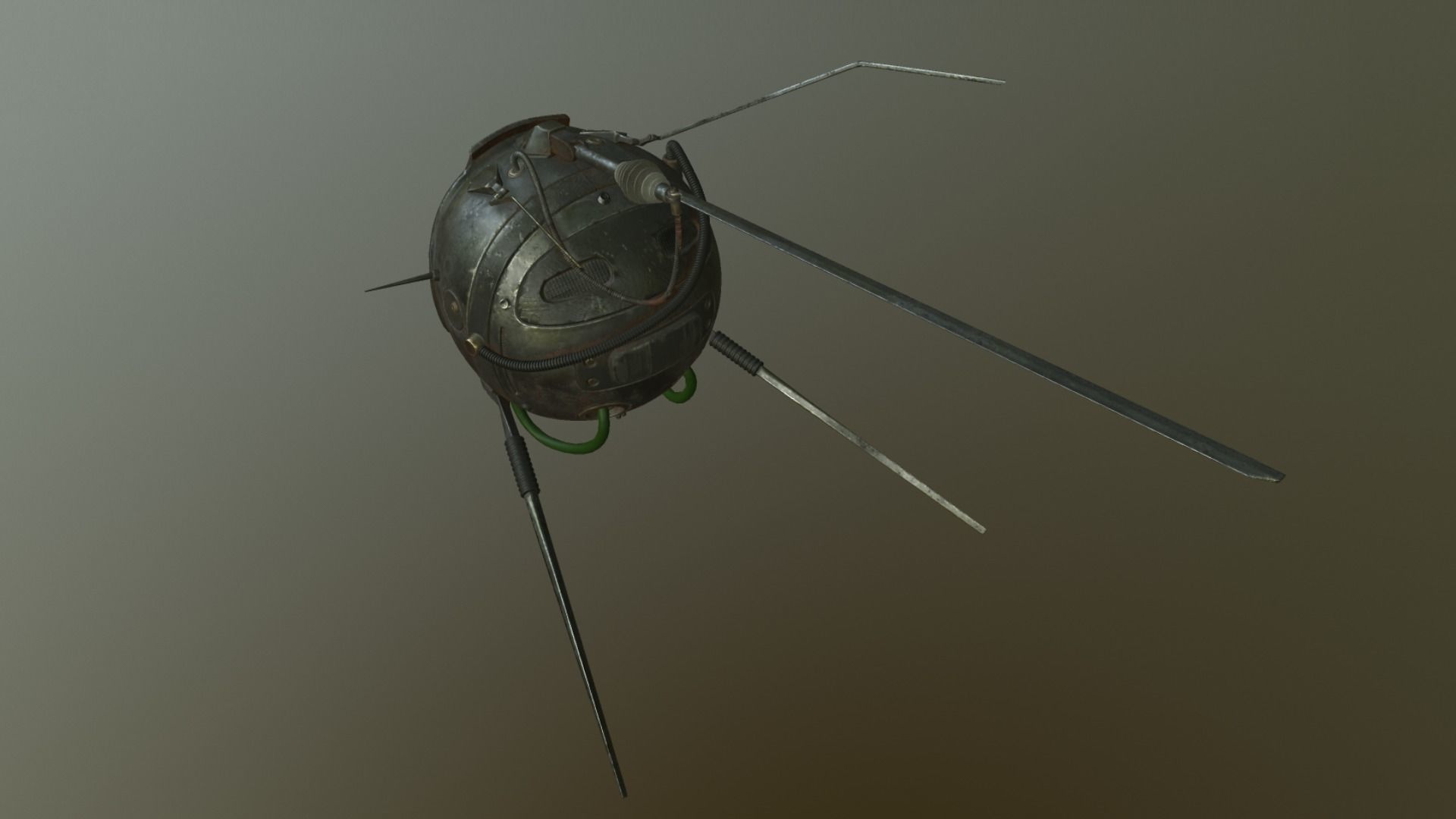 3D model FALLOUT EYE DROID BOT PBR VR / AR / low-poly | CGTrader