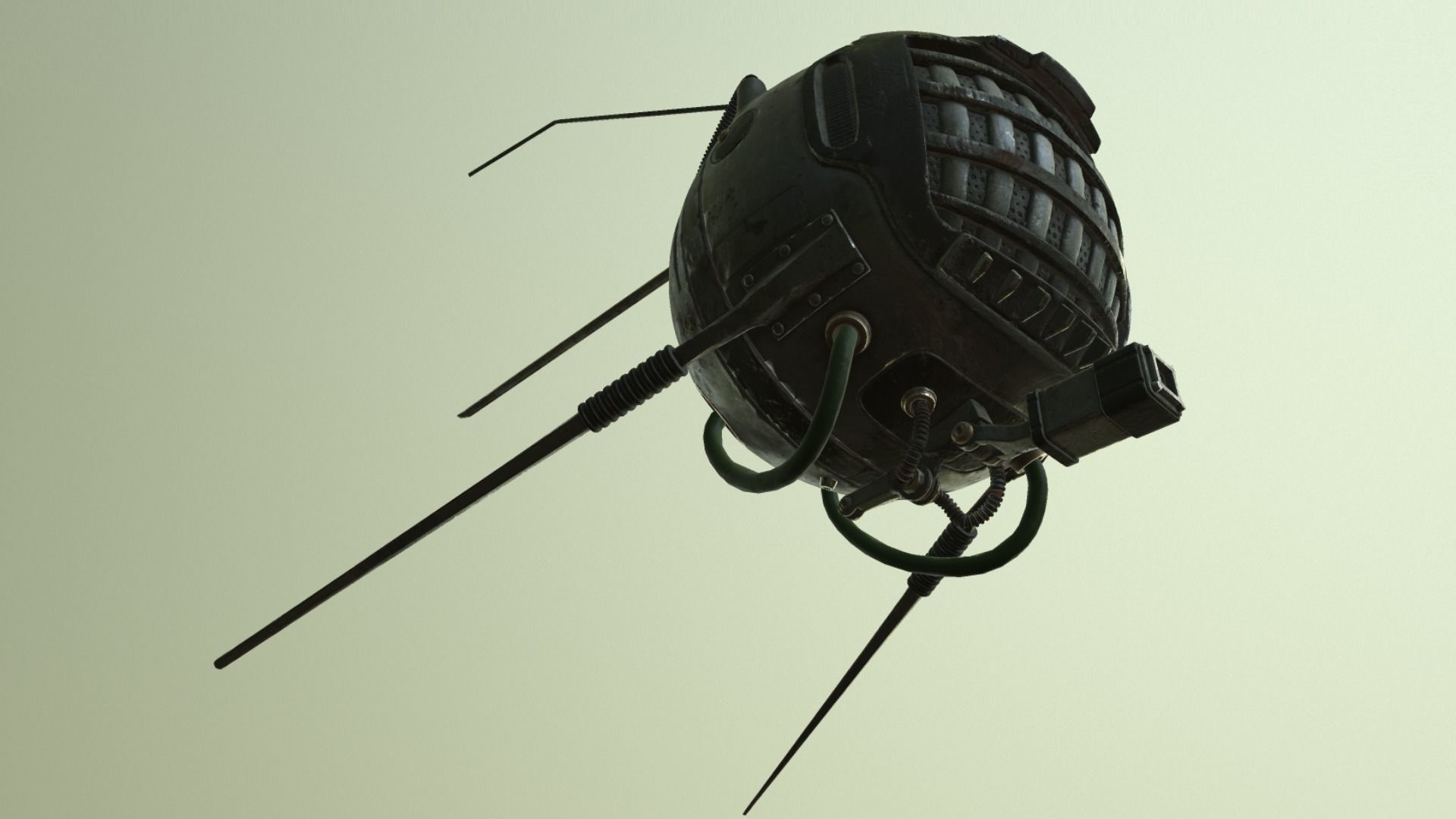 3D model FALLOUT EYE DROID BOT PBR VR / AR / low-poly | CGTrader