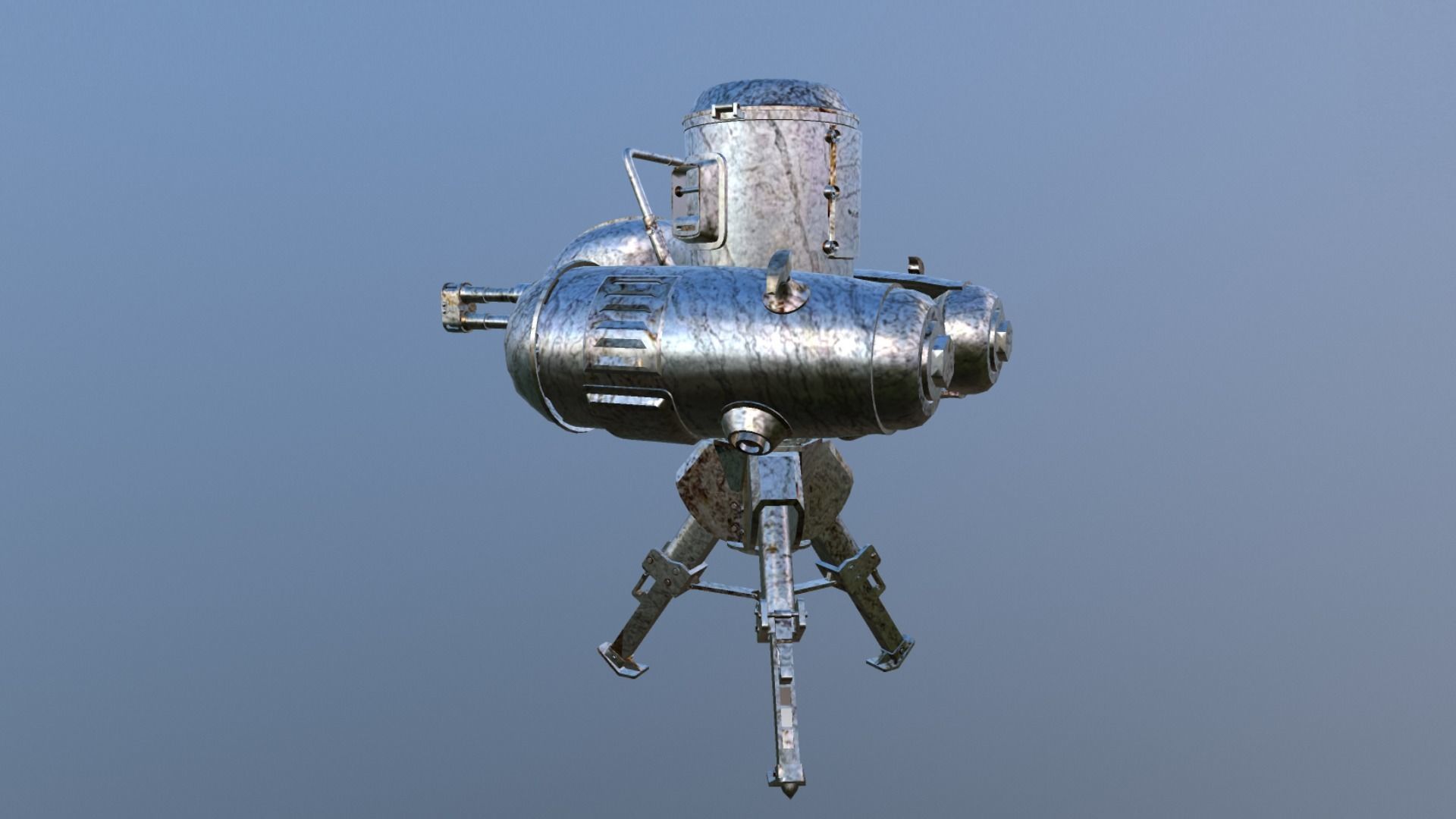 3D model FALLOUT TURRET SENTRY PBR VR / AR / low-poly | CGTrader