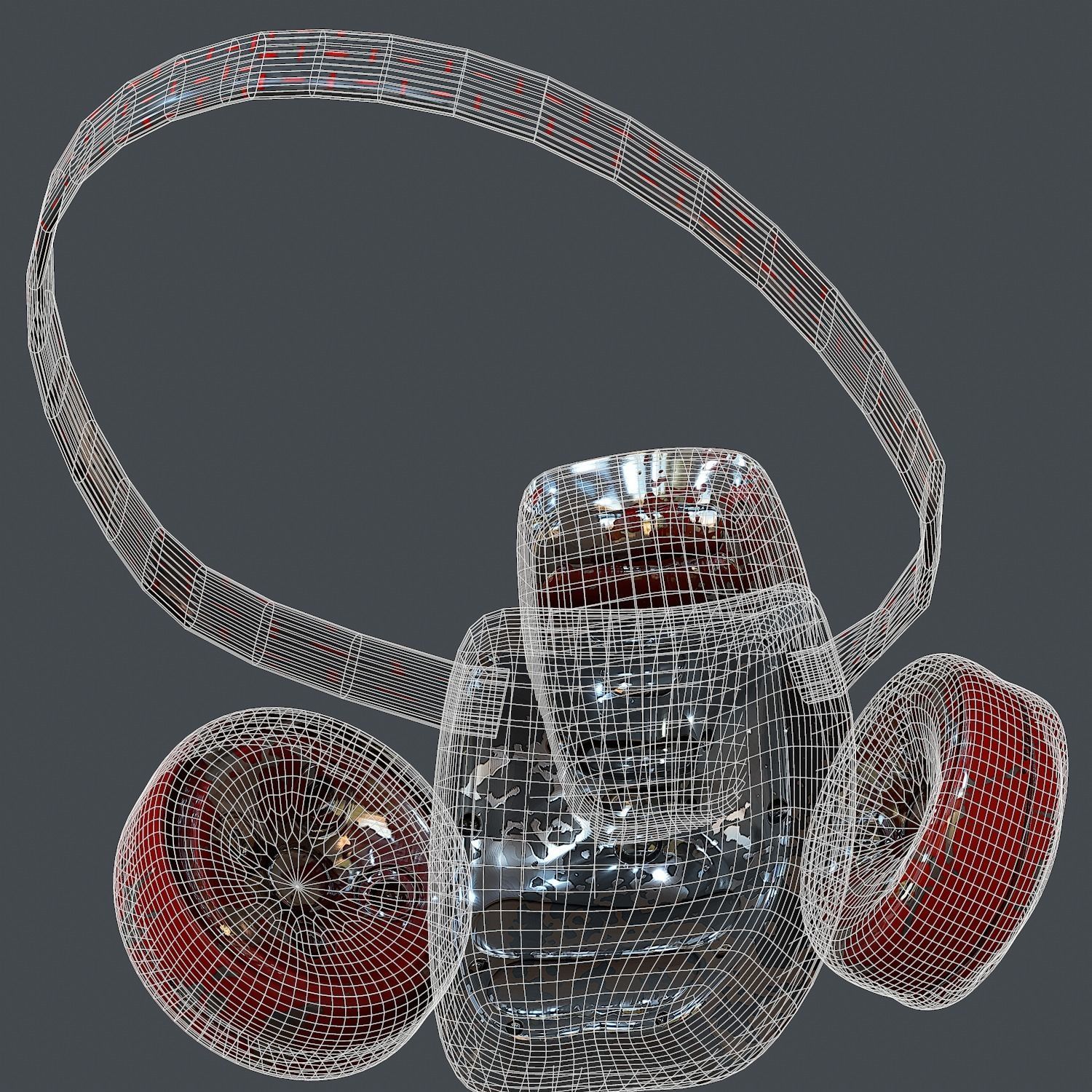 3D model Gas mask helmet 3d model scifi Low-poly 3D model Low-poly VR ...