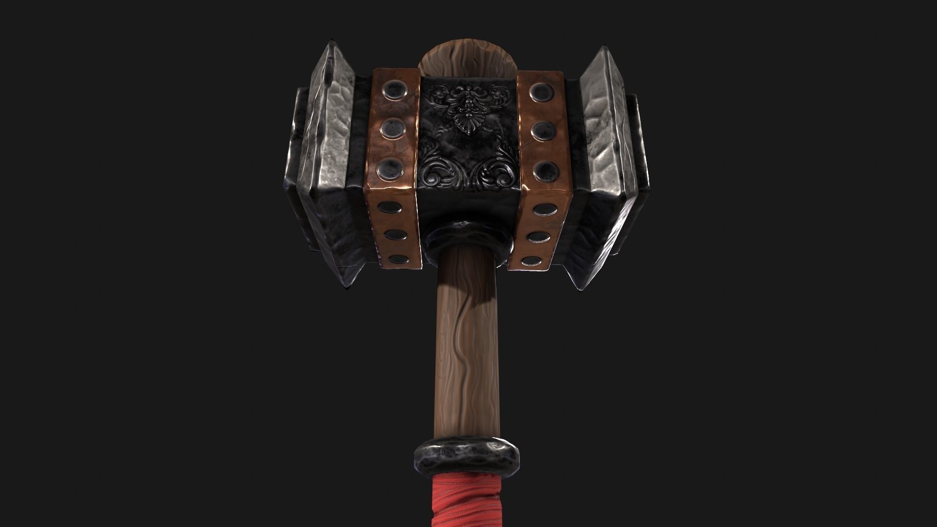 Stylized Hammer V2 PBR Modeling free VR / AR / low-poly 3D model | CGTrader