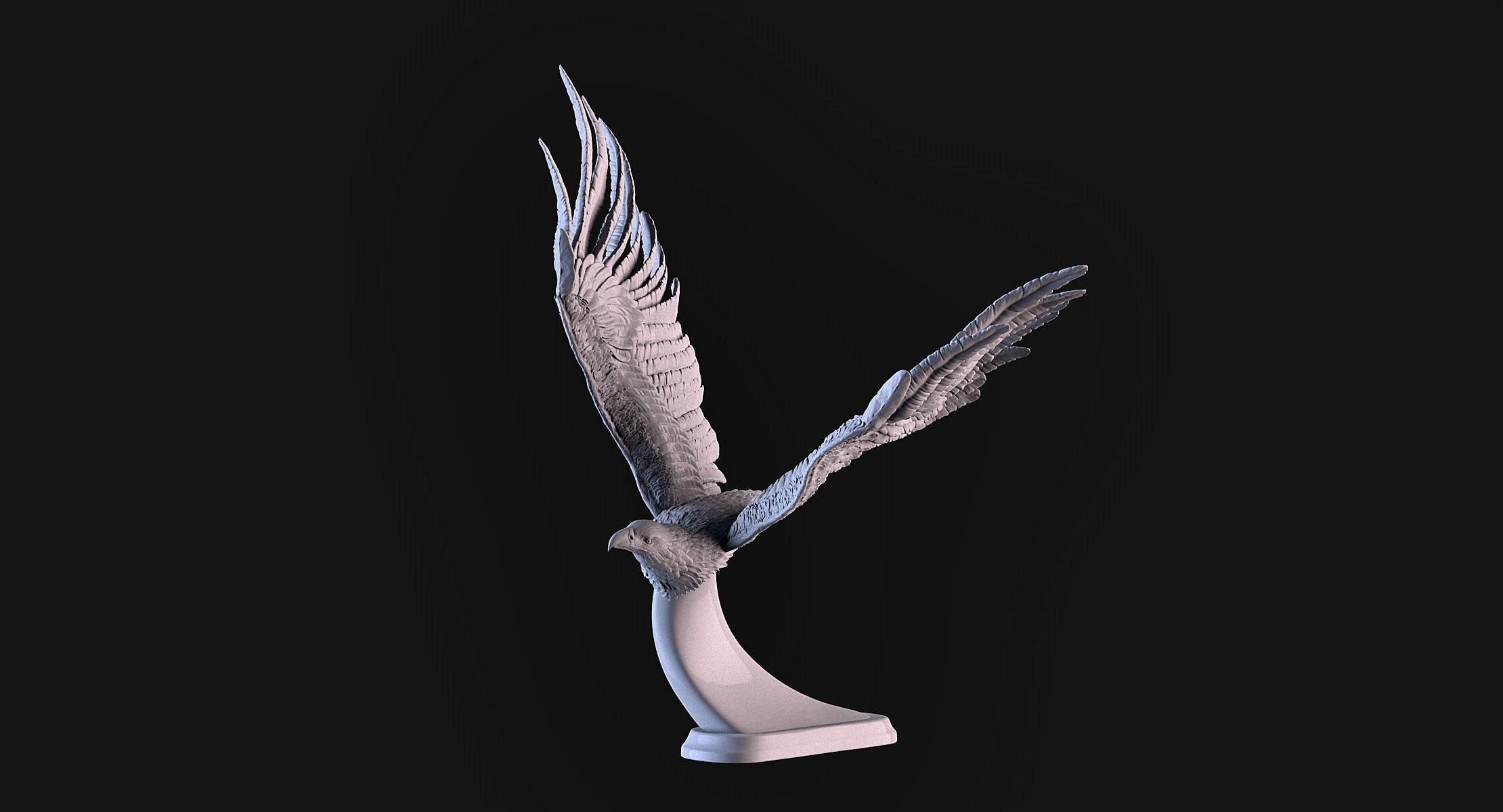 Eagle Flying 3D model 3D printable | CGTrader