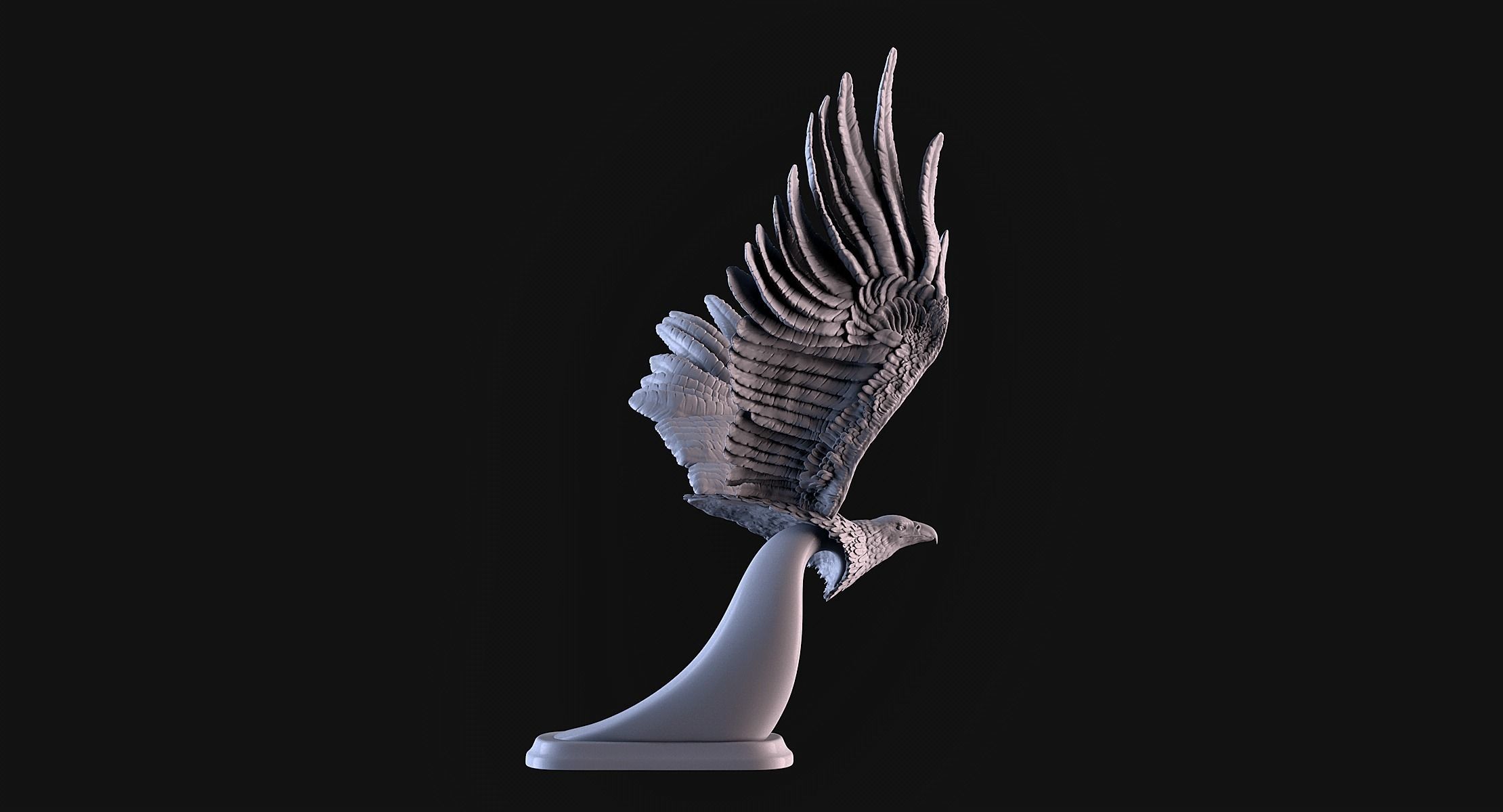 Eagle Flying 3D model 3D printable | CGTrader