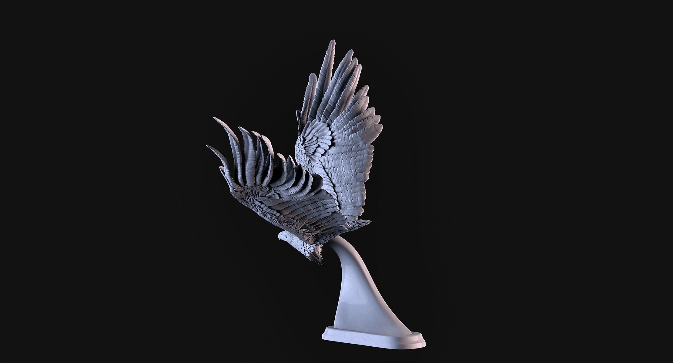 Eagle Flying 3D model 3D printable | CGTrader