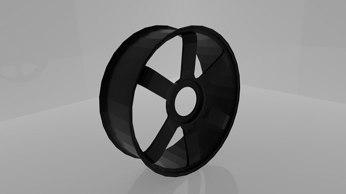 3D model DW37 Low-Poly Wheel VR / AR / low-poly | CGTrader