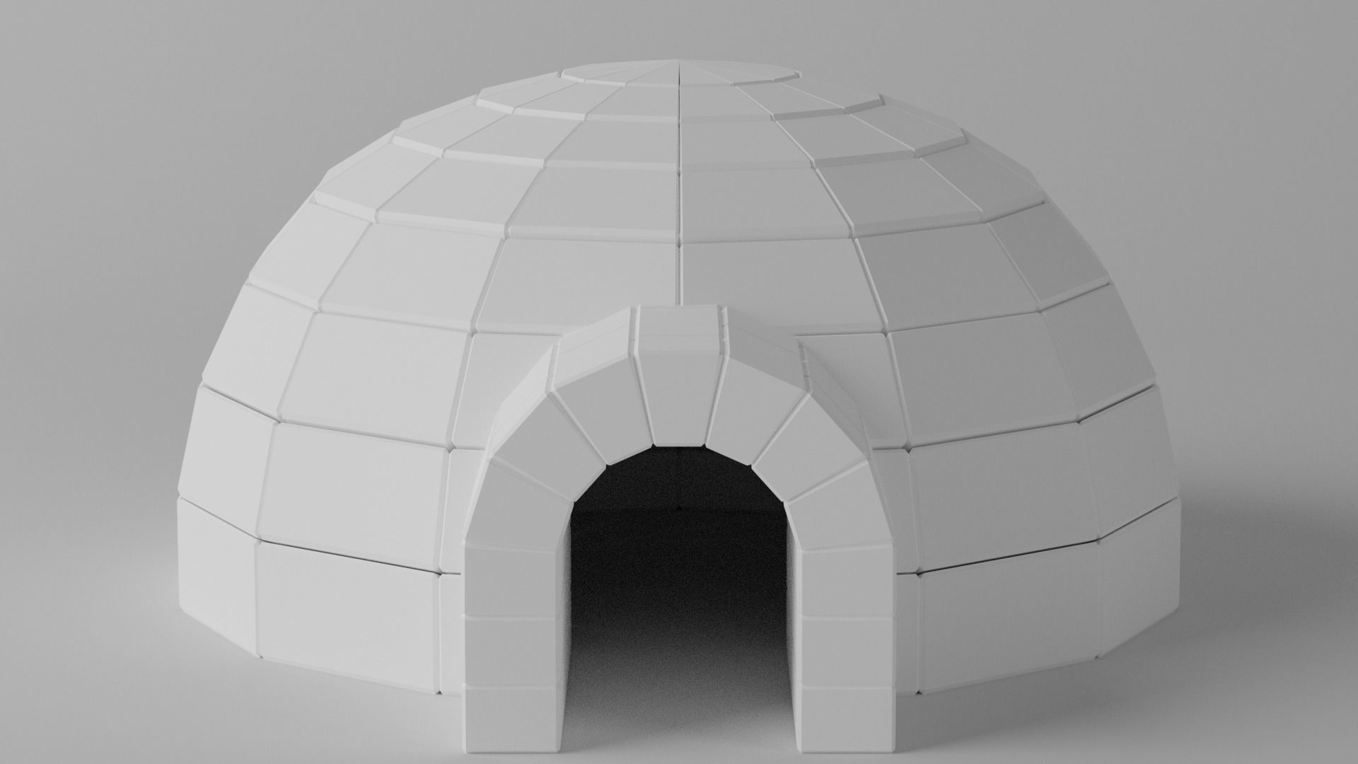 3D model Cartoon Igloo Canada 2 VR / AR / low-poly | CGTrader