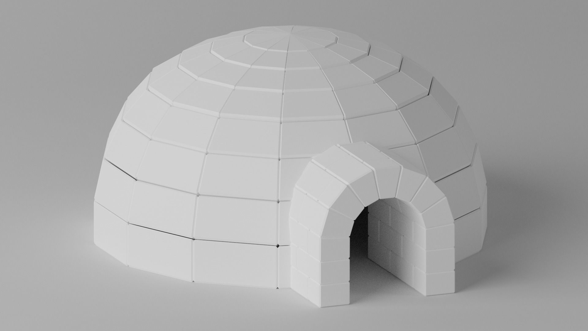 3D model Cartoon Igloo Canada 2 VR / AR / low-poly | CGTrader
