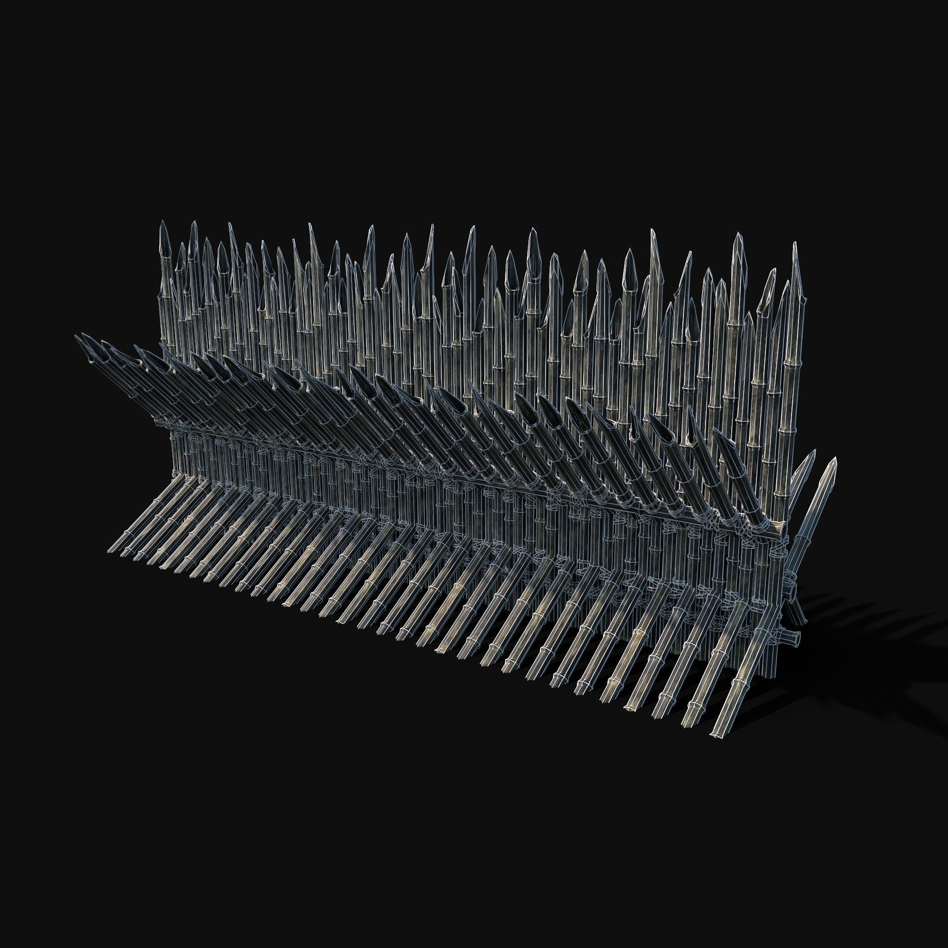 BAMBOO PALISADE WALLS FENCE SURVIVAL FORT GUARD CONSTRUCTION AAA free ...