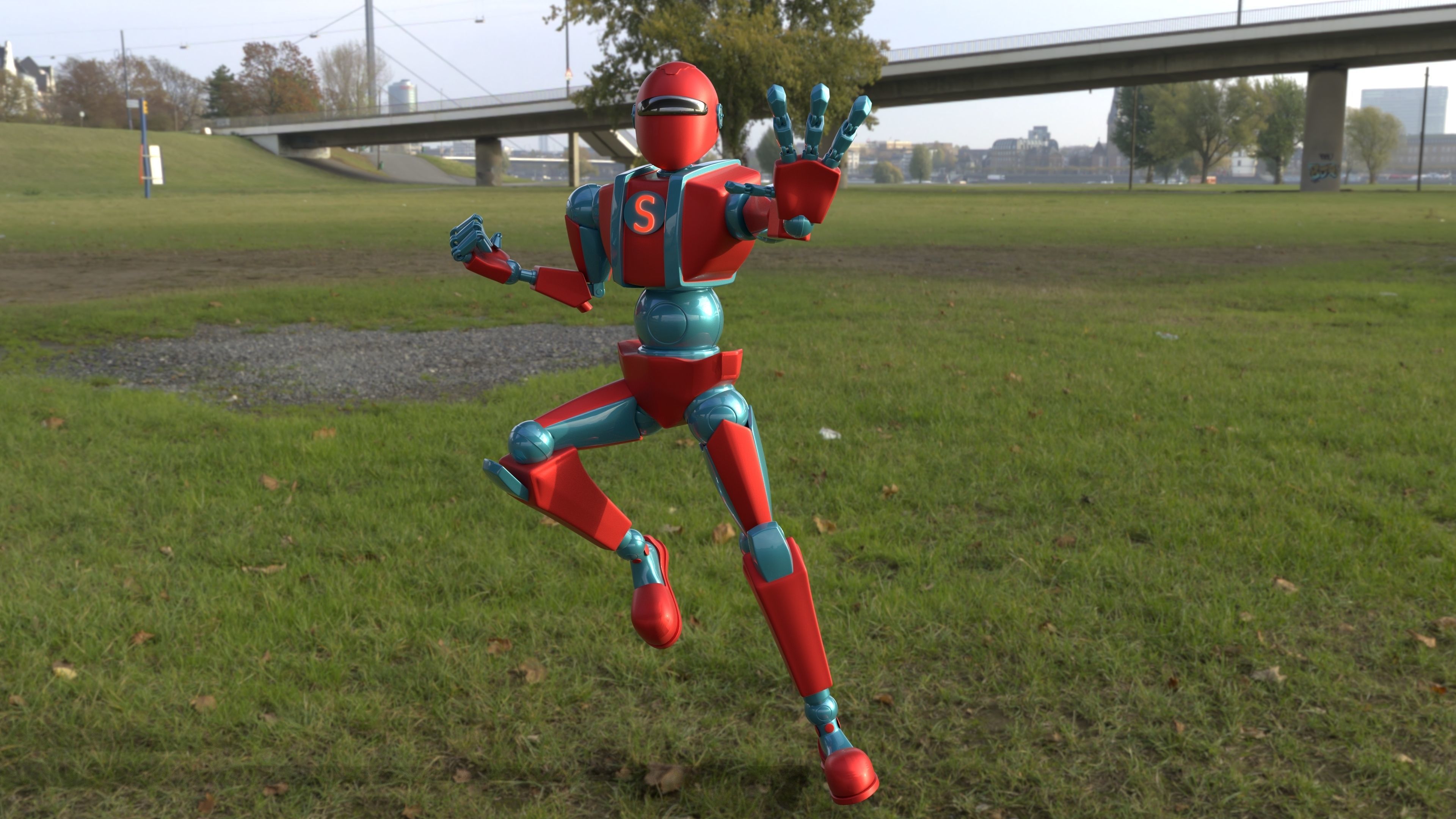 3D model SIMPLE ROBOT CHARACTER RIGGED VR / AR / low-poly | CGTrader