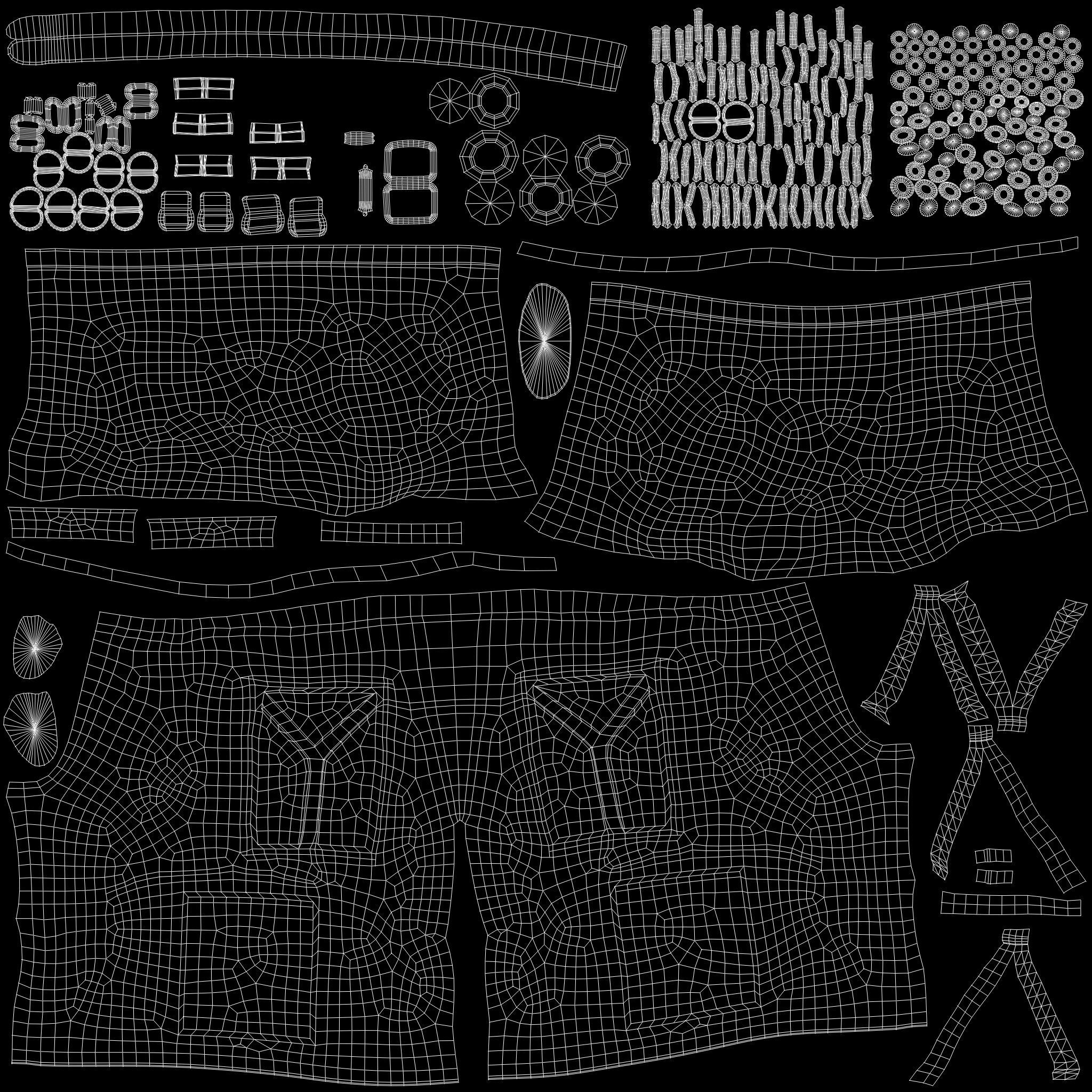 3D model Tripp Pants For Women VR / AR / low-poly | CGTrader