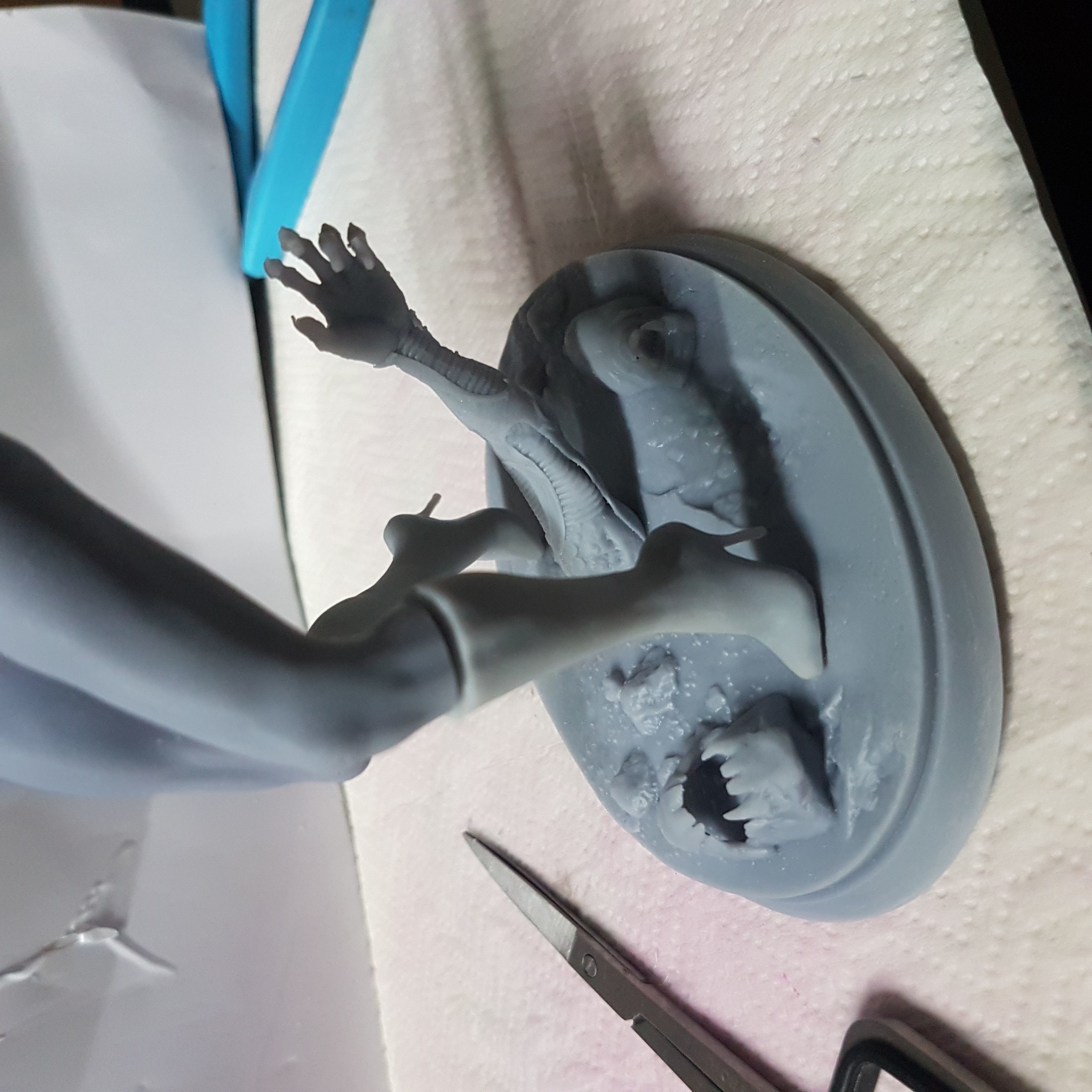 Vampirella with blade Diorama 3D model 3D printable | CGTrader