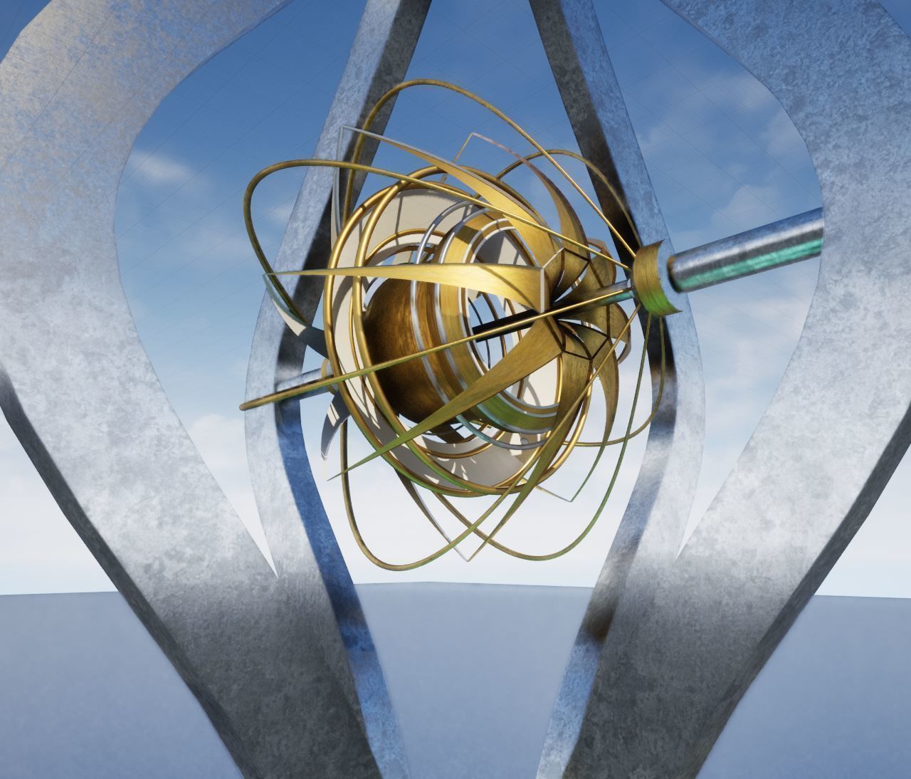 3D model Sci-fi time machine VR / AR / low-poly | CGTrader