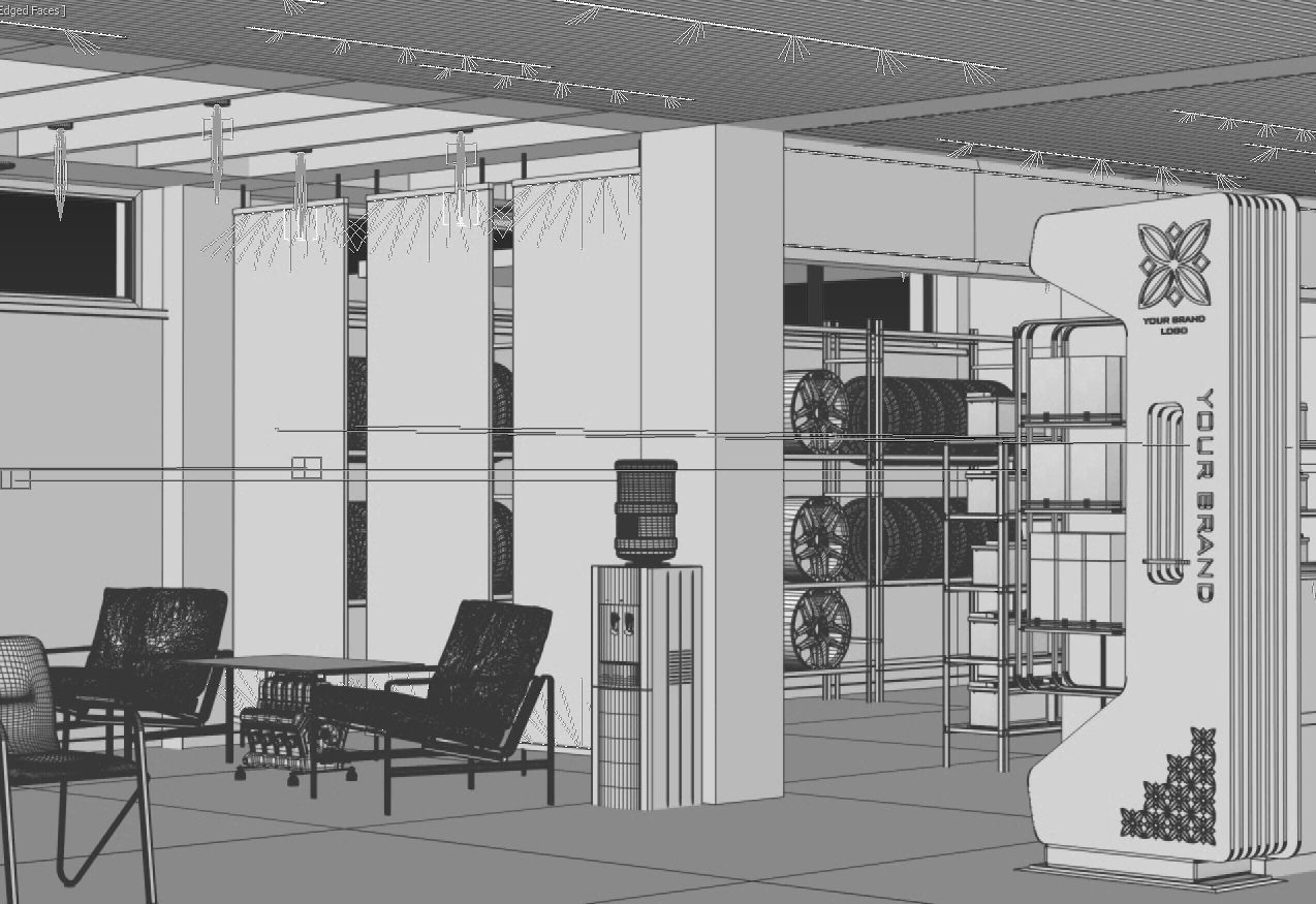 Auto parts store 3D model | CGTrader