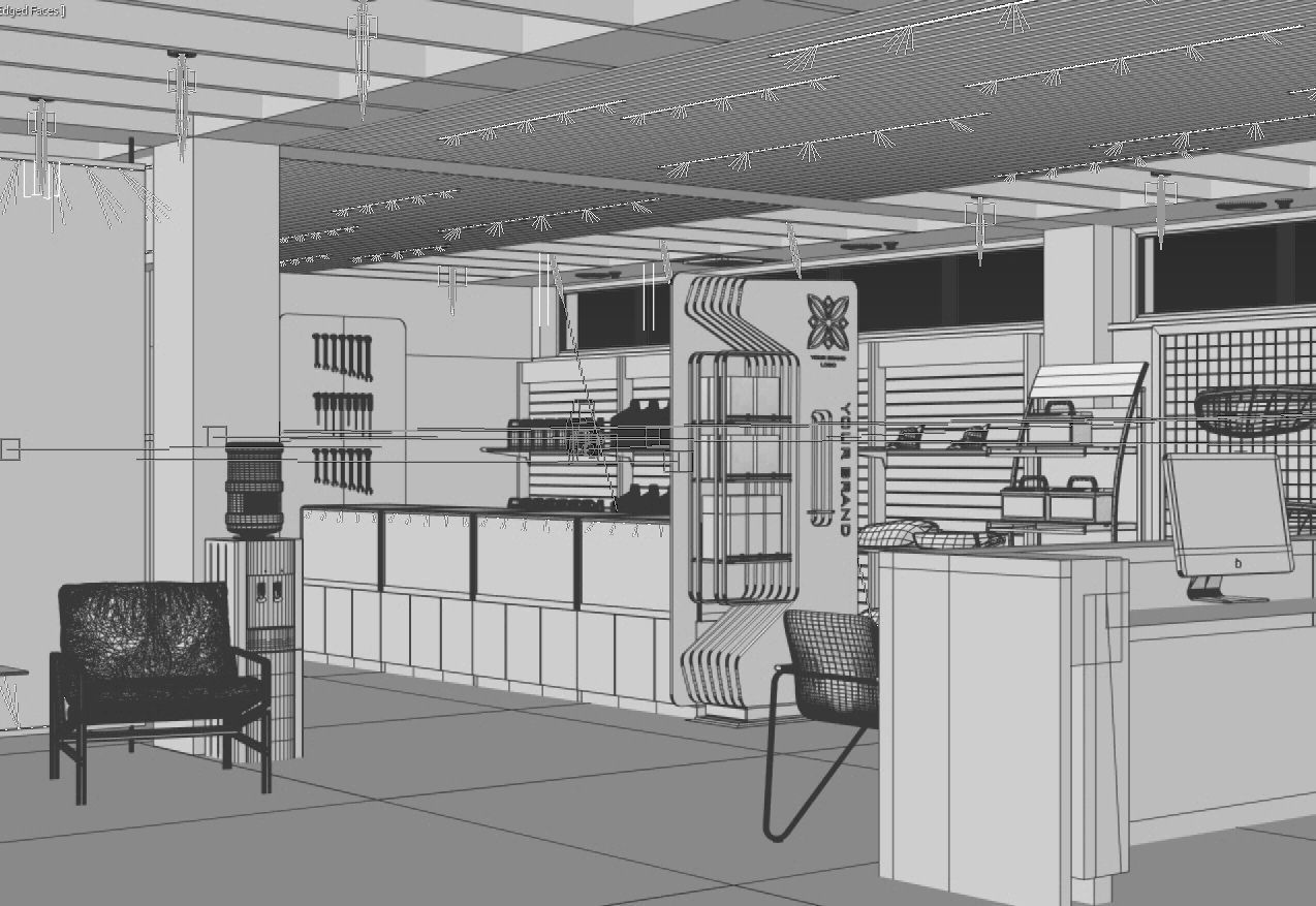 Auto parts store 3D model | CGTrader