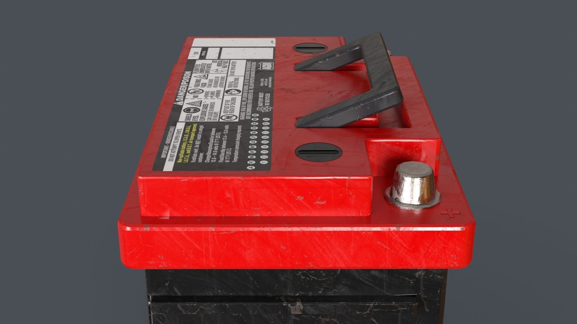 3D model Car Battery VR / AR / low-poly | CGTrader