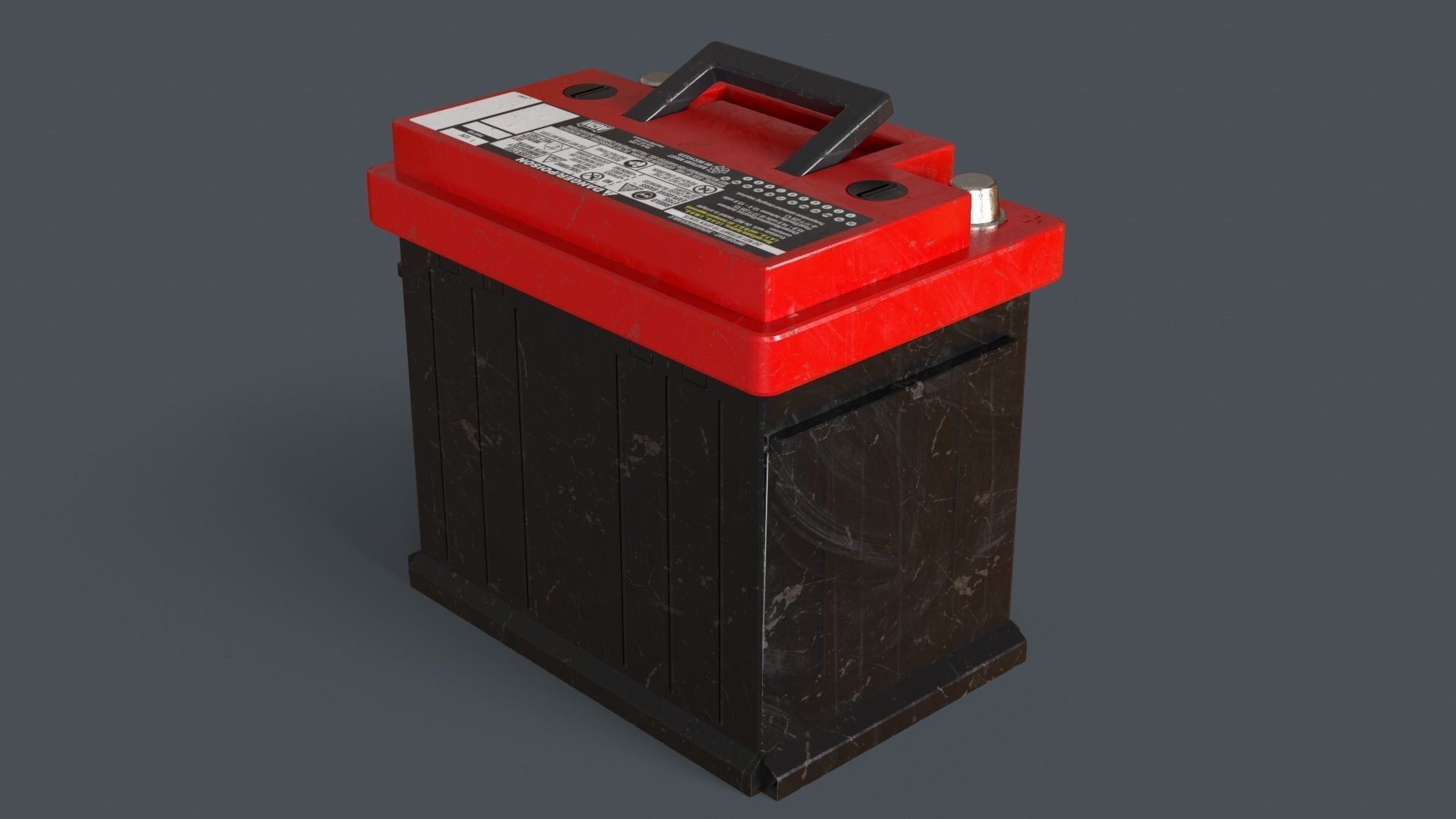 3D model Car Battery VR / AR / low-poly | CGTrader