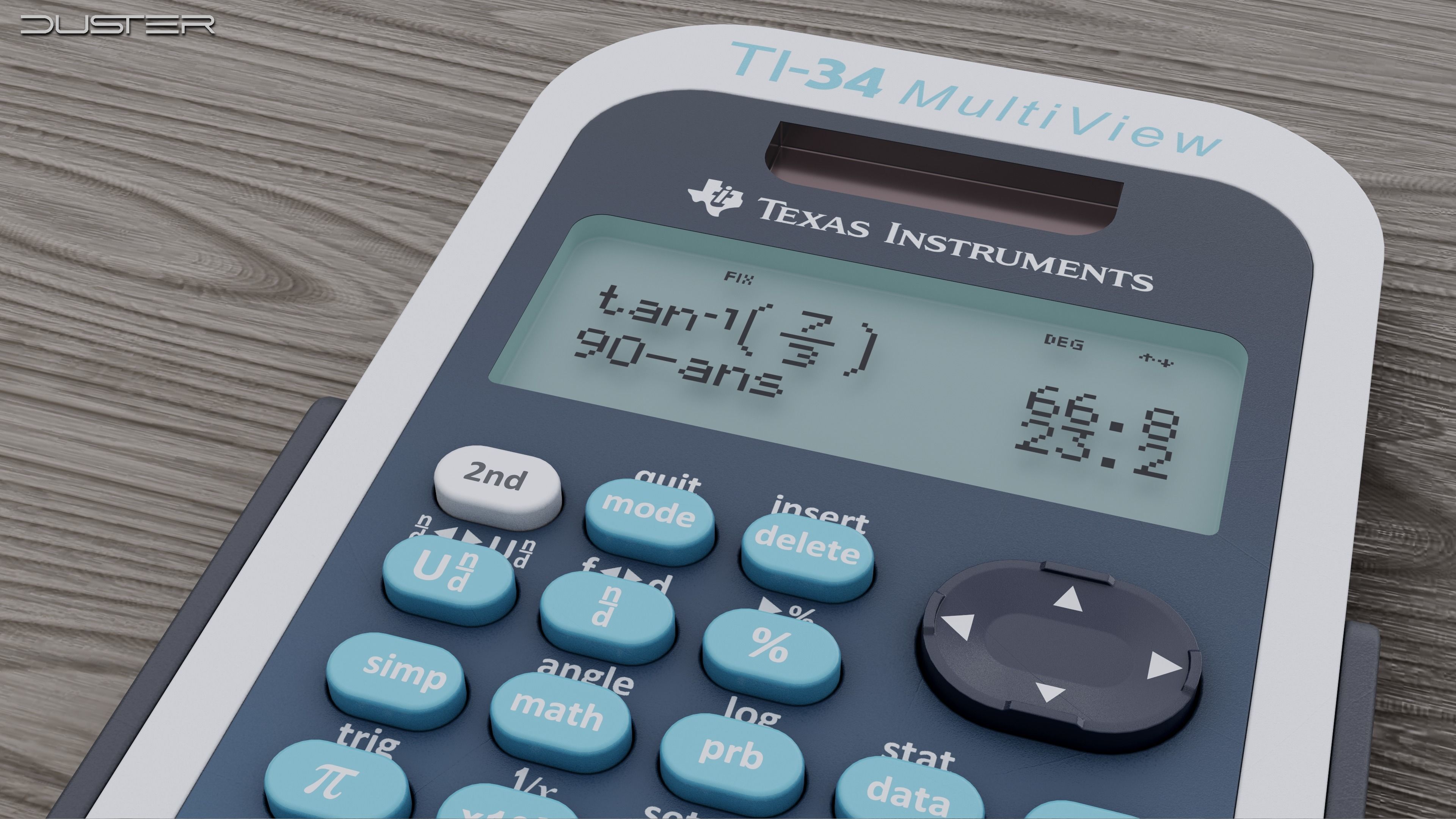 3D model Texas Instruments Scientific Calculator VR / AR / low-poly ...