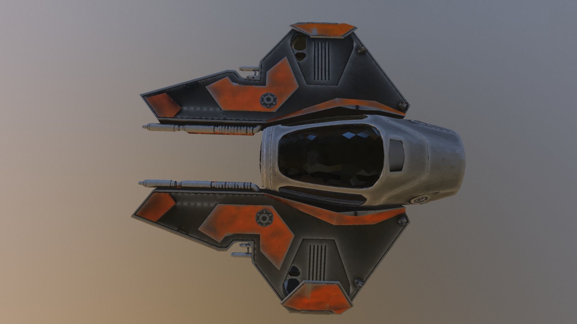 3D model STAR WARS JEDI STARSHIP PBR VR / AR / low-poly | CGTrader