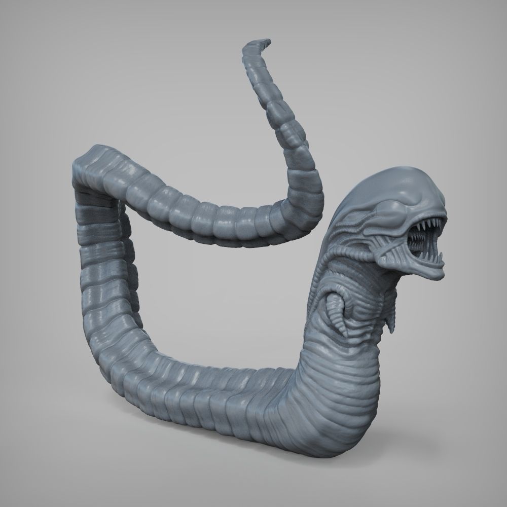 Alien Chestburster 3D model 3D printable | CGTrader