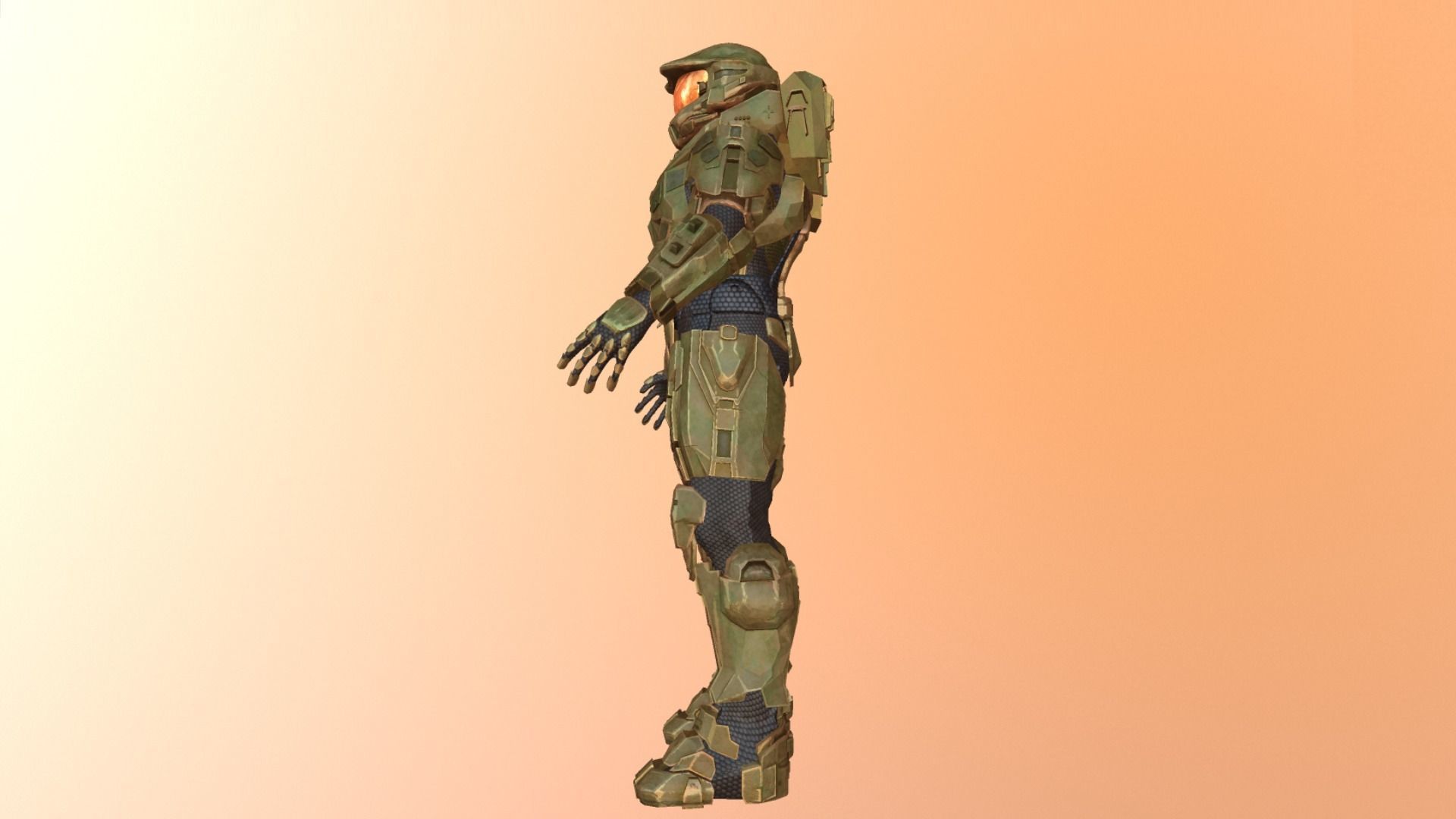 3D model HALO MASTER CHIEF PBR VR / AR / low-poly | CGTrader