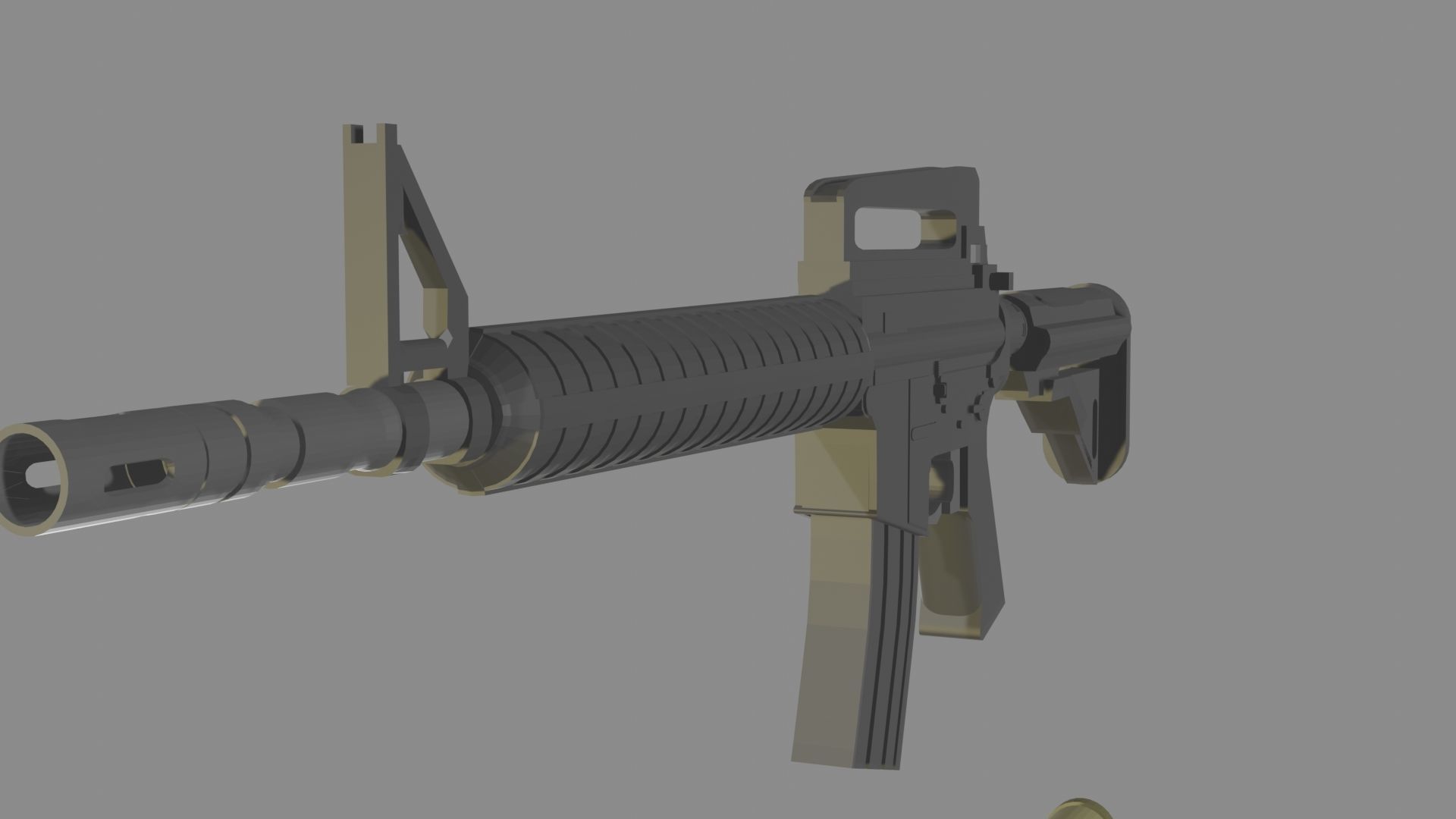 3D model M4a1 rifle VR / AR / low-poly | CGTrader